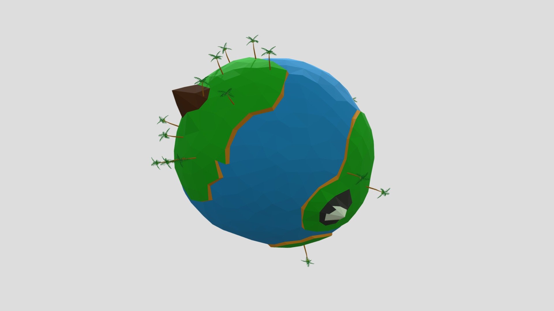 Mini Planet - Download Free 3D model by kewalkishang [61600be] - Sketchfab