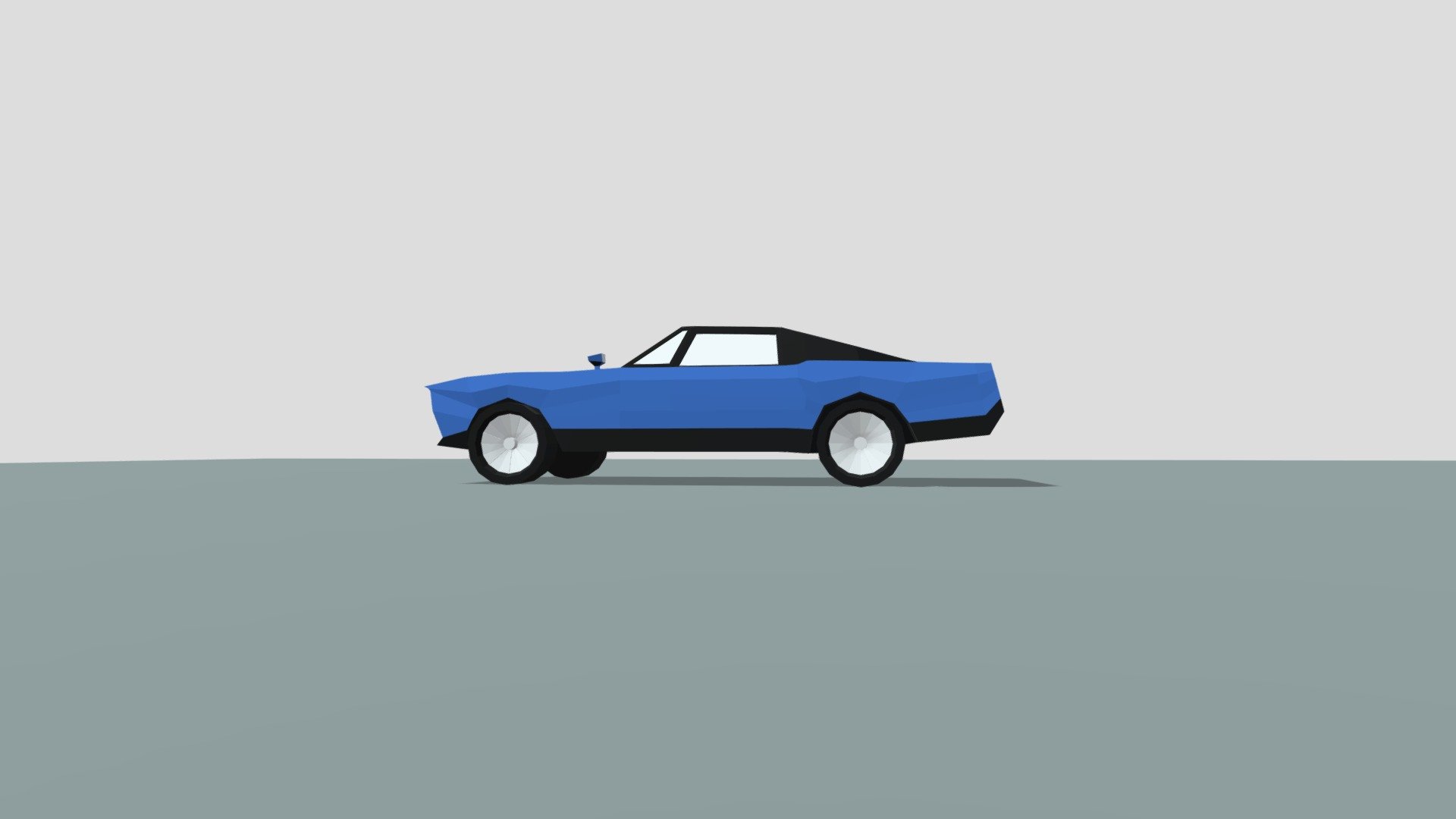 Low poly Mustang - 3D model by renderrush12 [6160272] - Sketchfab