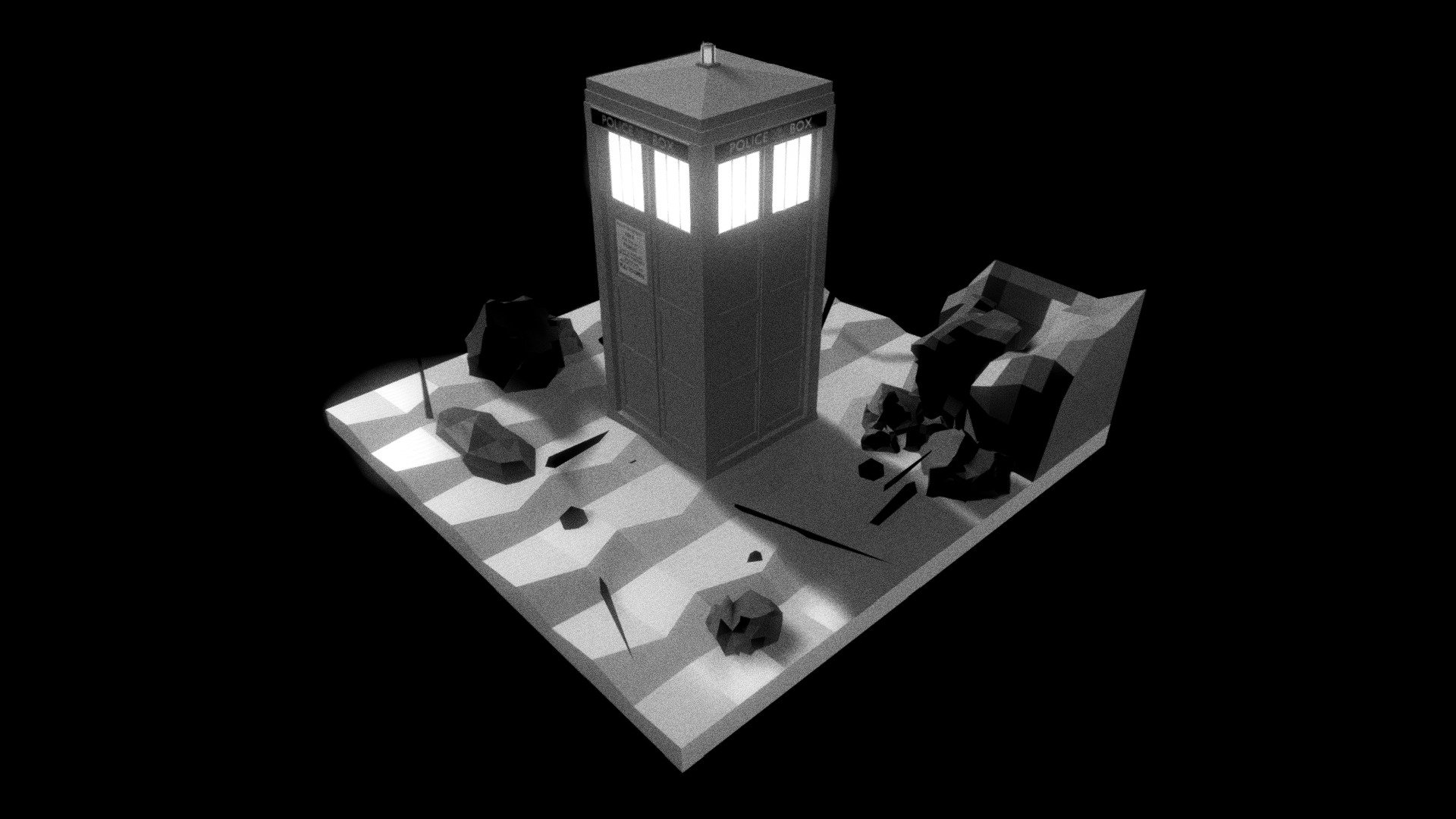 TARDIS on Gallifrey. - Download Free 3D model by Apofex (@Z_Kir ...