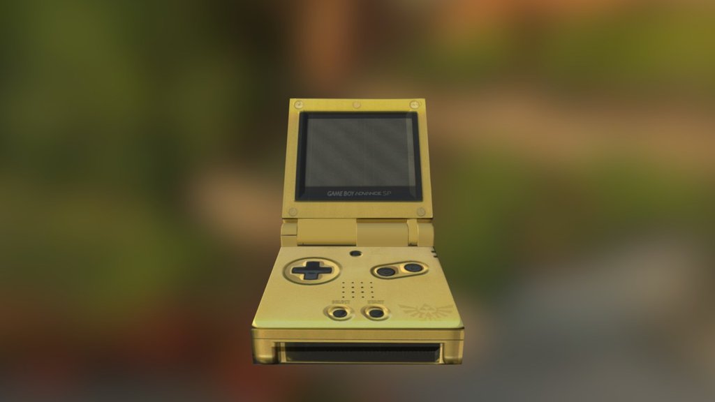 Gameboy Advance SP Low-poly - 3D model by htluca [6161da8] - Sketchfab