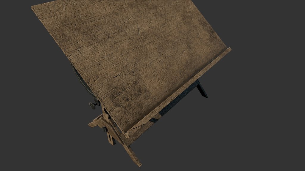 Drafting Table - 3D model by Raystorm [61627a2] - Sketchfab