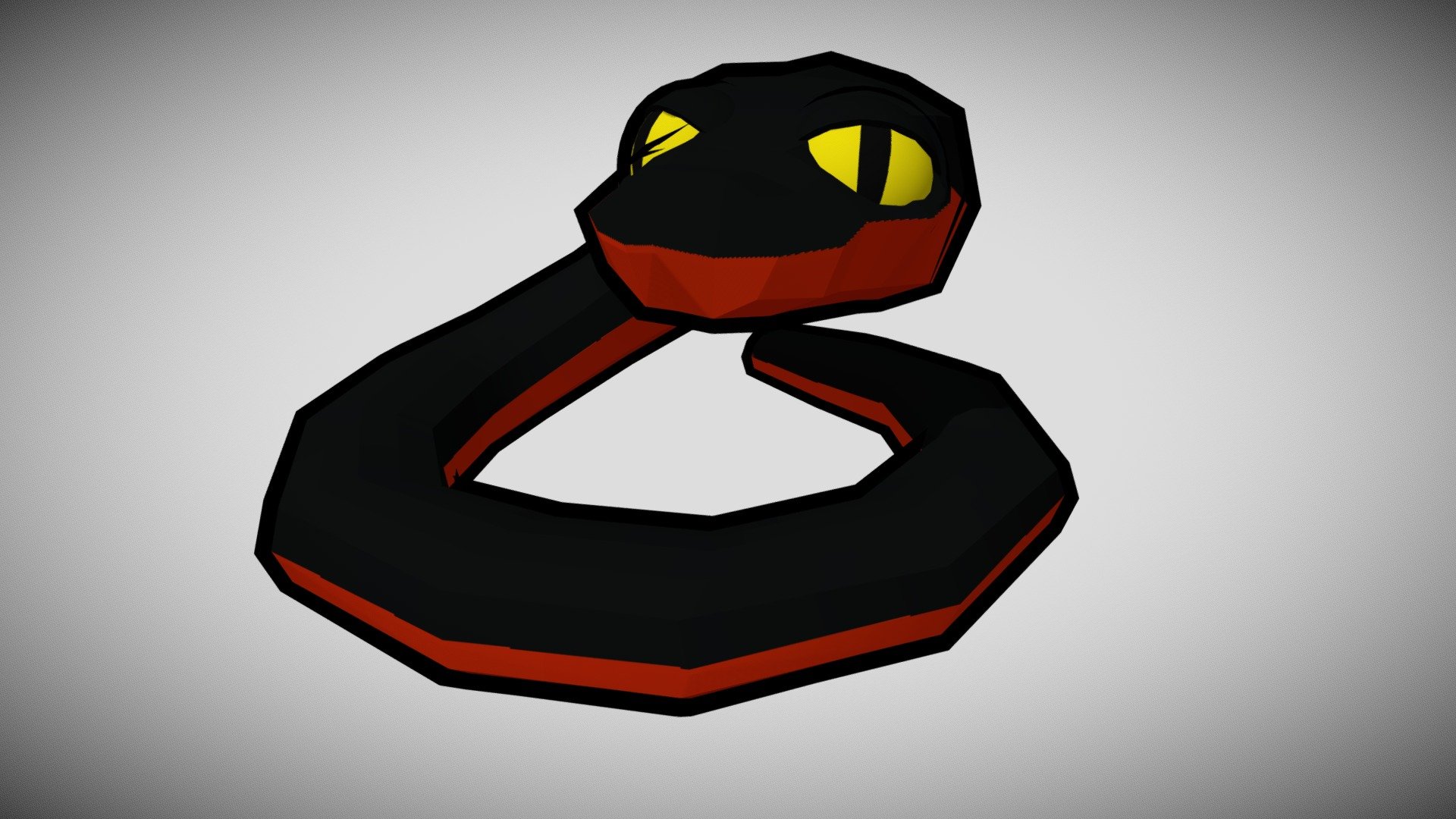 Low Poly Cartoon Snake - 3D model by Funky_Marben (@Marben_Meraki ...