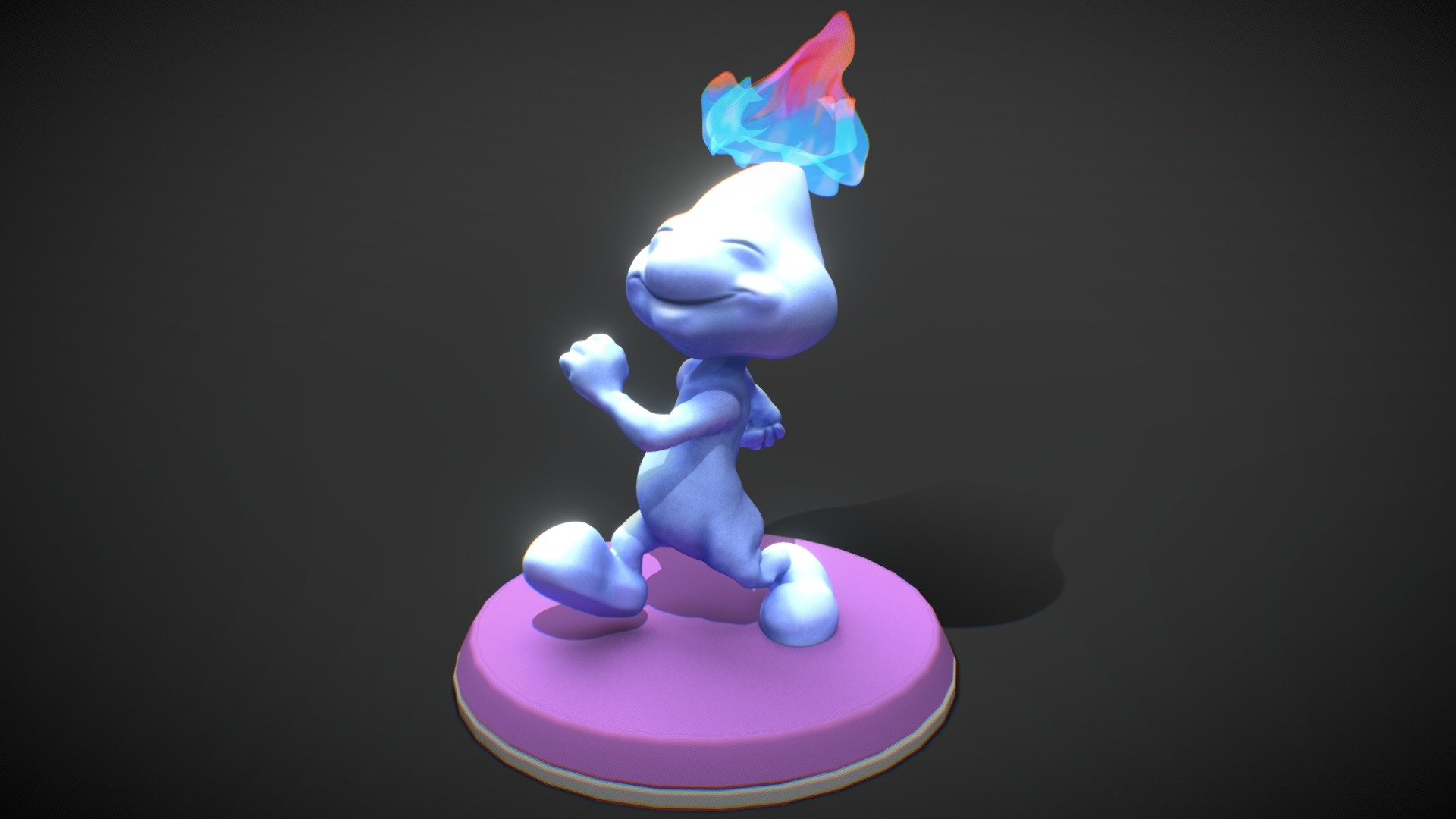 Blue Flame - 3D model by Yezzzsir [6163d31] - Sketchfab