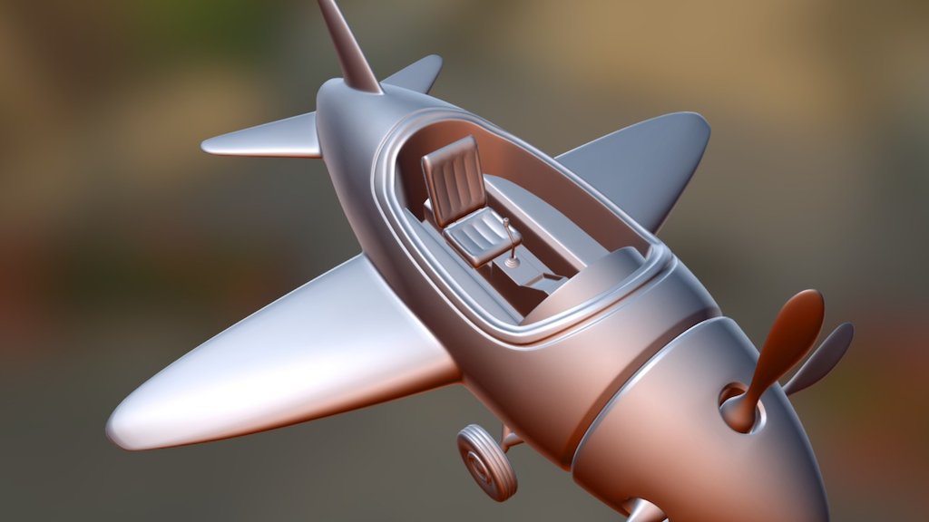 Toy Plane01 - 3D model by stew_1979 [6164d49] - Sketchfab
