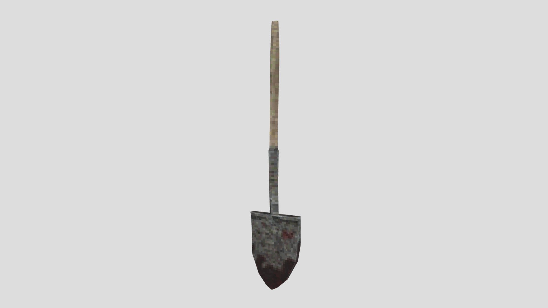 PSX-Styled Bloody Shovel - Download Free 3D model by monke ...
