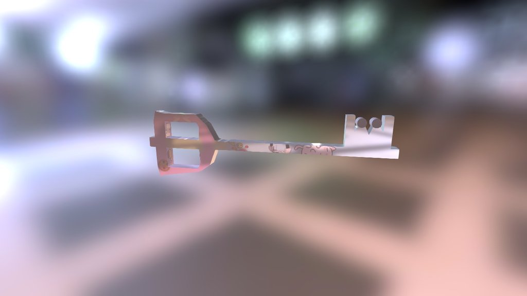 KeyBlade - 3D model by PlattIntroTo3d [61693d6] - Sketchfab