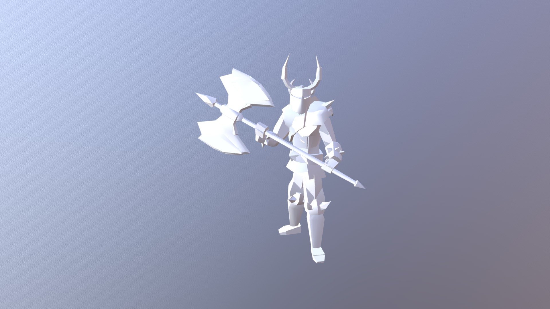 Low Poly Axe Man - Download Free 3D model by xxxtvvgge [616b128 ...