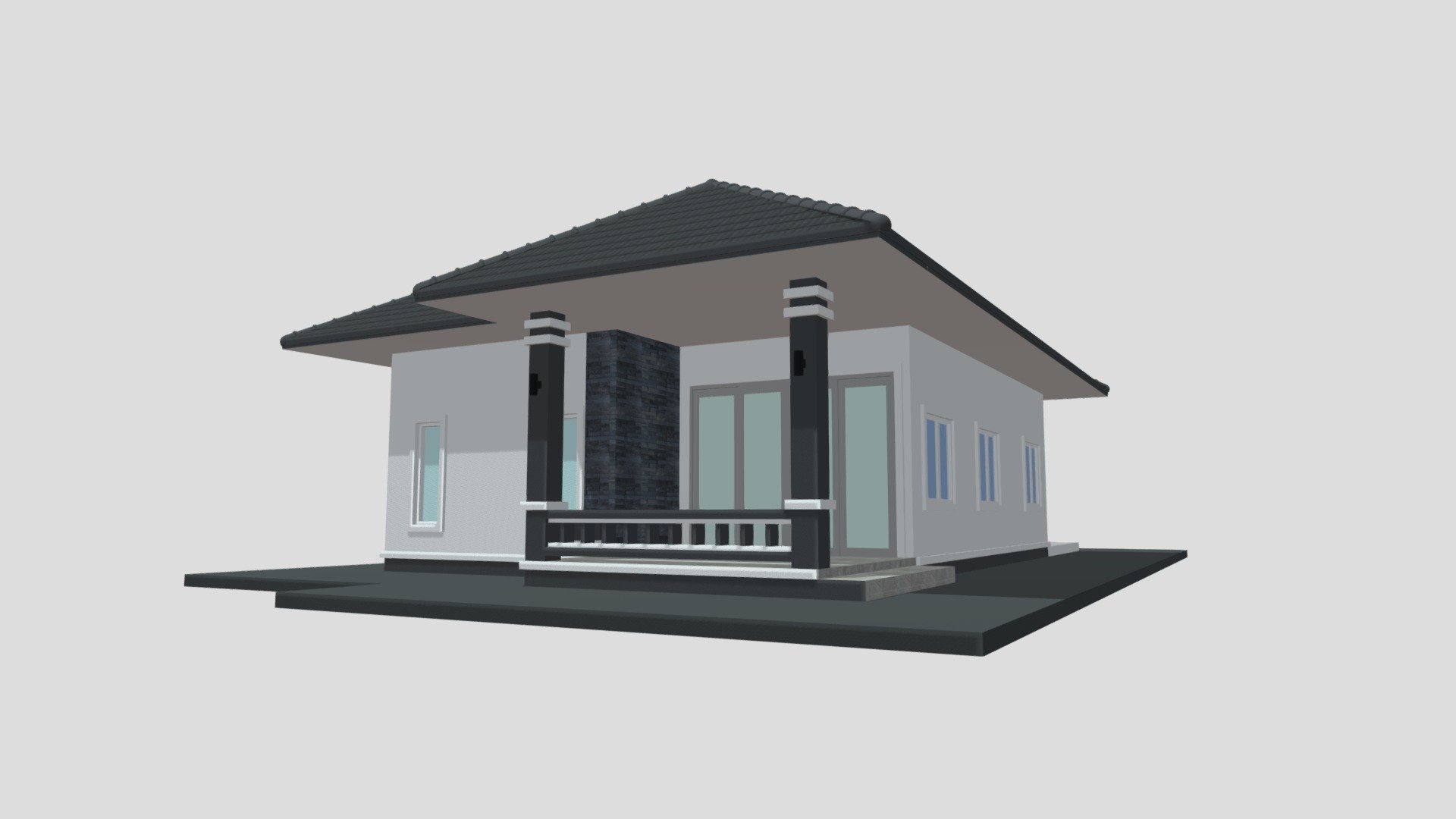 3d model home design 8 - 3D model by Chalermthai.Khunta.Mam.Min ...
