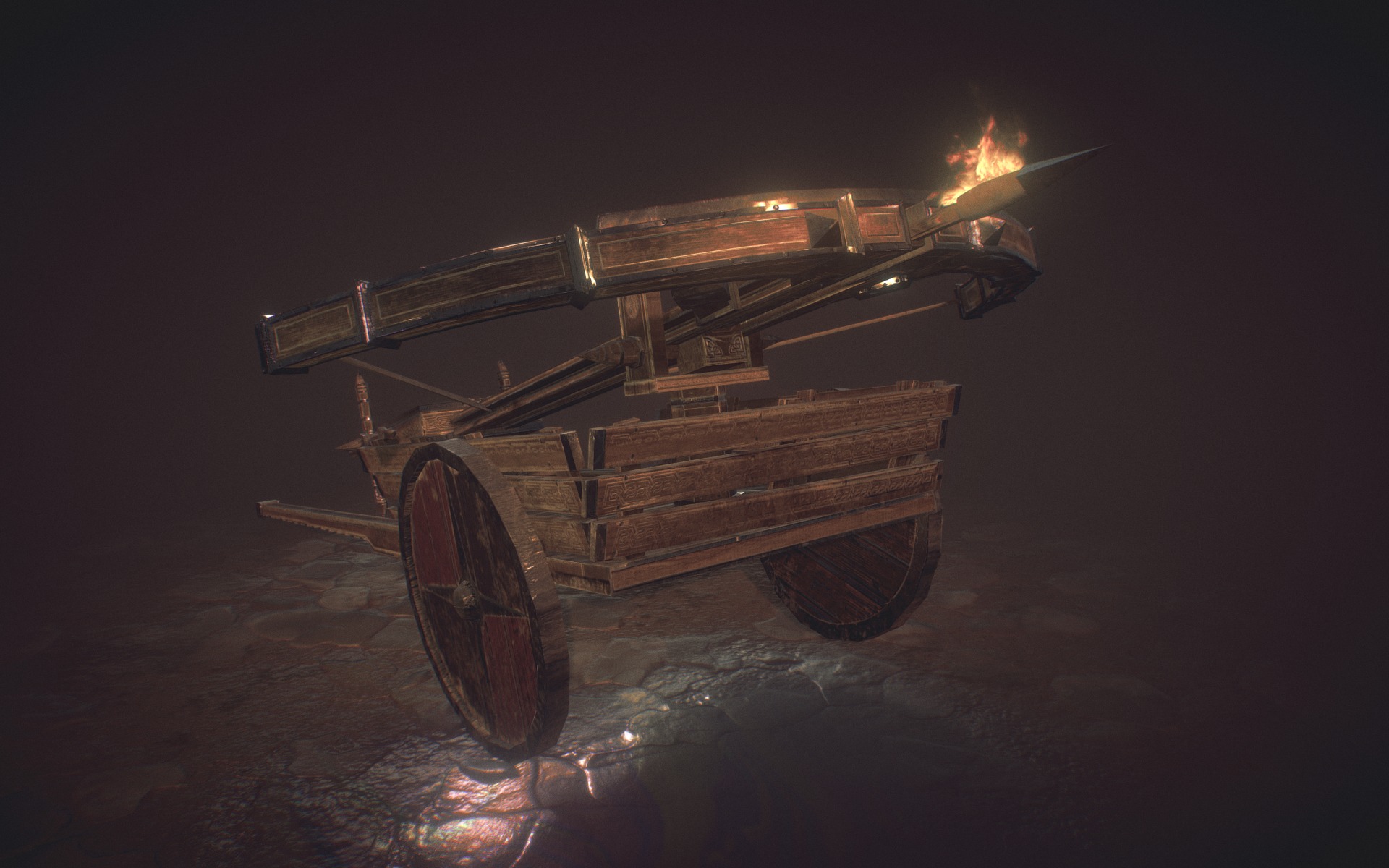 Viking Ballista - 3D model by louvey [616dc59] - Sketchfab