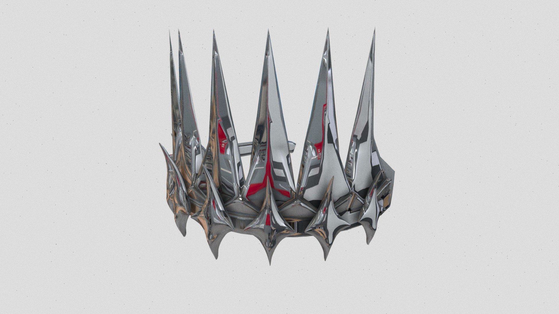 Cyber-Sigilism Chromed Crown - 3D model by plank_de (@plank199 ...