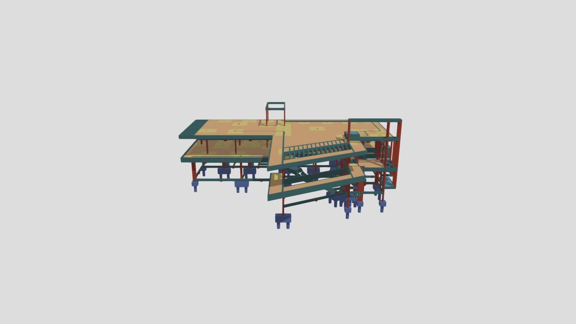 Modelo Estrutural - Denis e Isabella - 3D model by W Freitas Engenharia ...