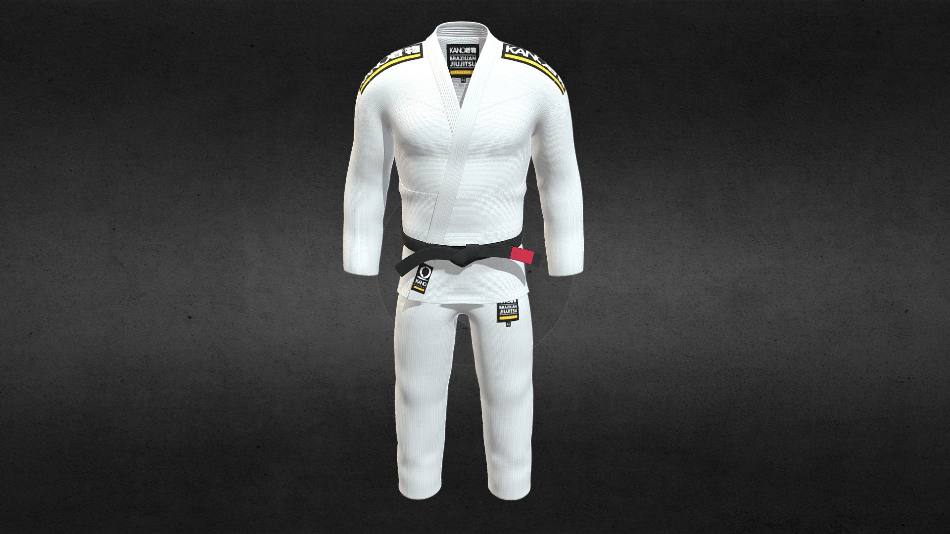 Gi White - 3D model by Kano Kimonos (@kanokimonos) [617095f] - Sketchfab