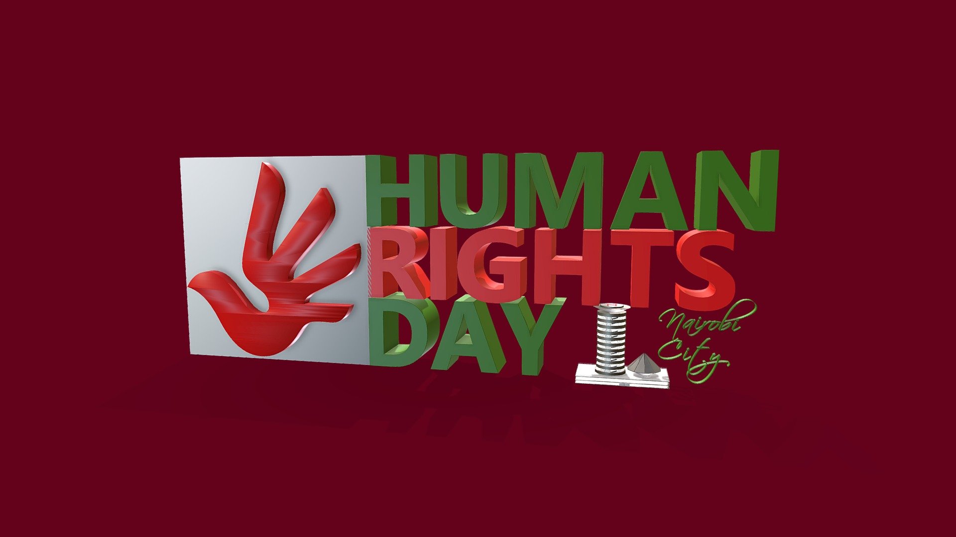 Human Rights Day Nairobi Kicc - 3D model by MichaelGichane [6170aa2 ...