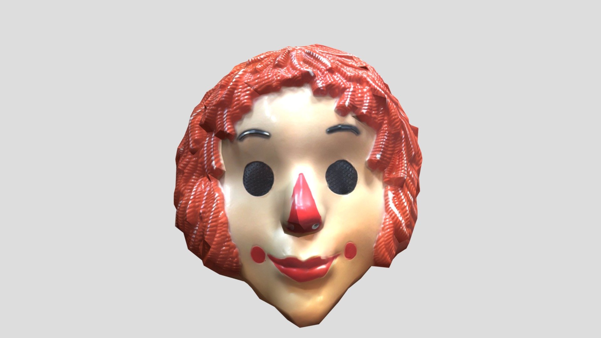 Vintage Rag Doll Mask - Download Free 3D model by David Wigforss ...