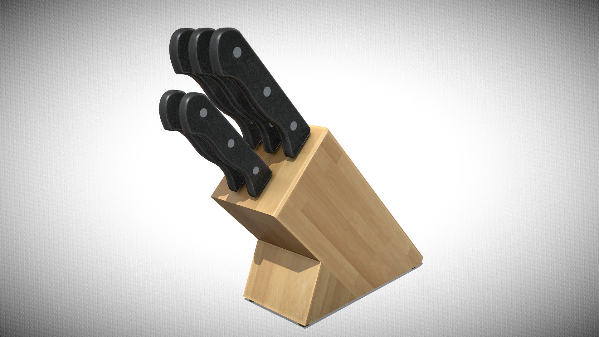 Home Kitchen Knife Set - 3D model by ₦₥₵ ฿₵ (@nmcbc) [61724d6] - Sketchfab