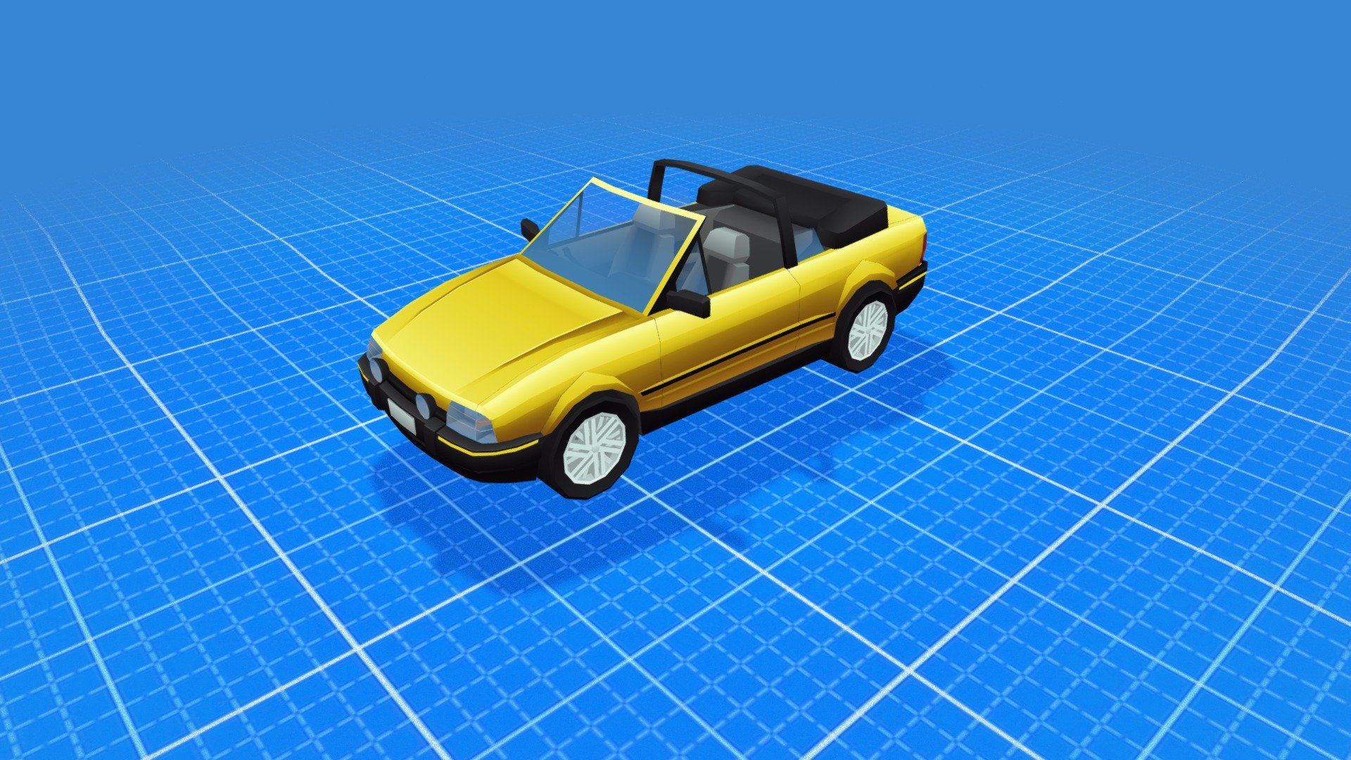 Ford Escort Xr3 convertible 1989 - 3D model by Lucas.Melo [6174236 ...