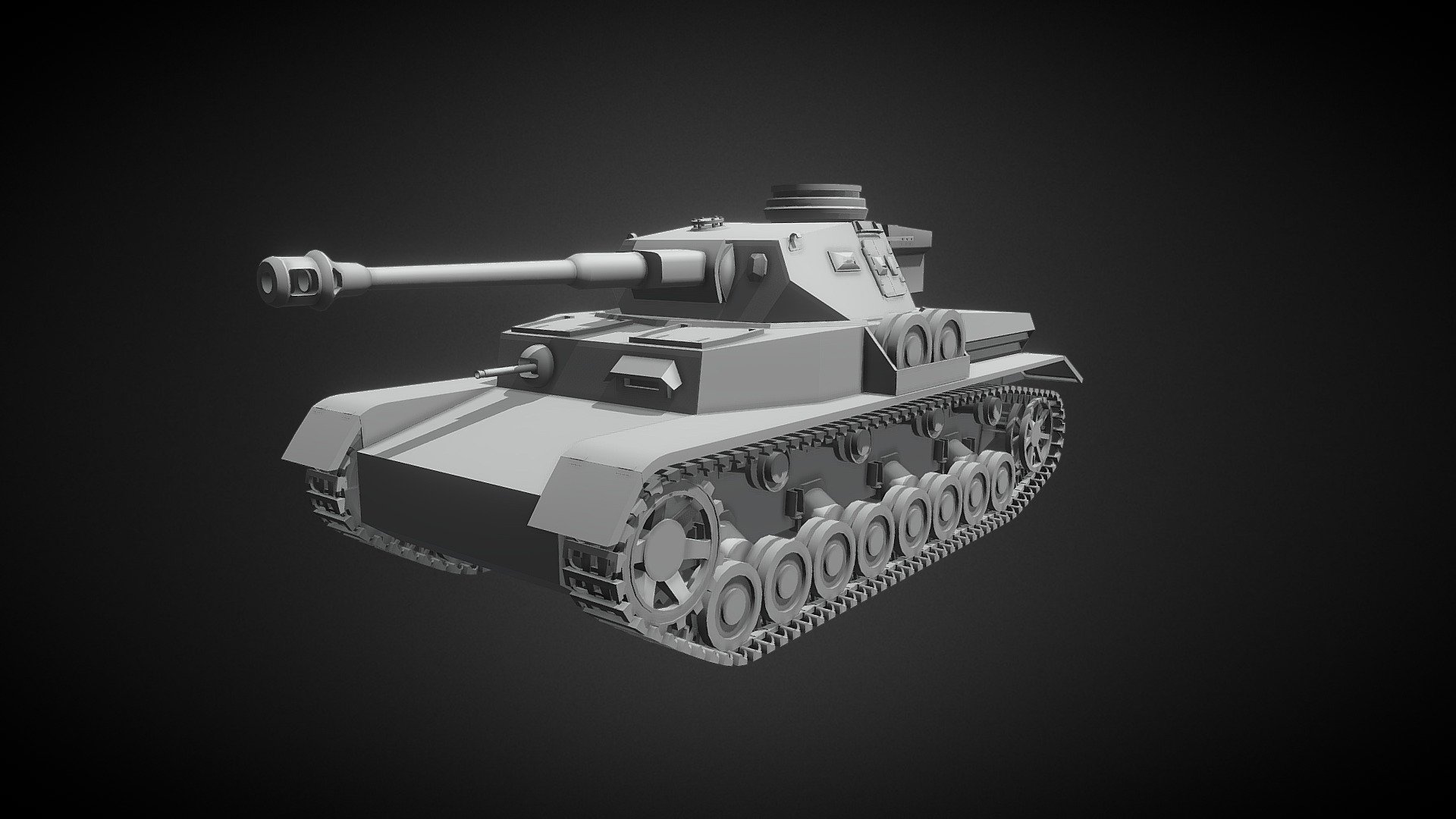 Panzer IV - 3D model by Drakeling Labs (@drakelinglabs) [61757ff ...