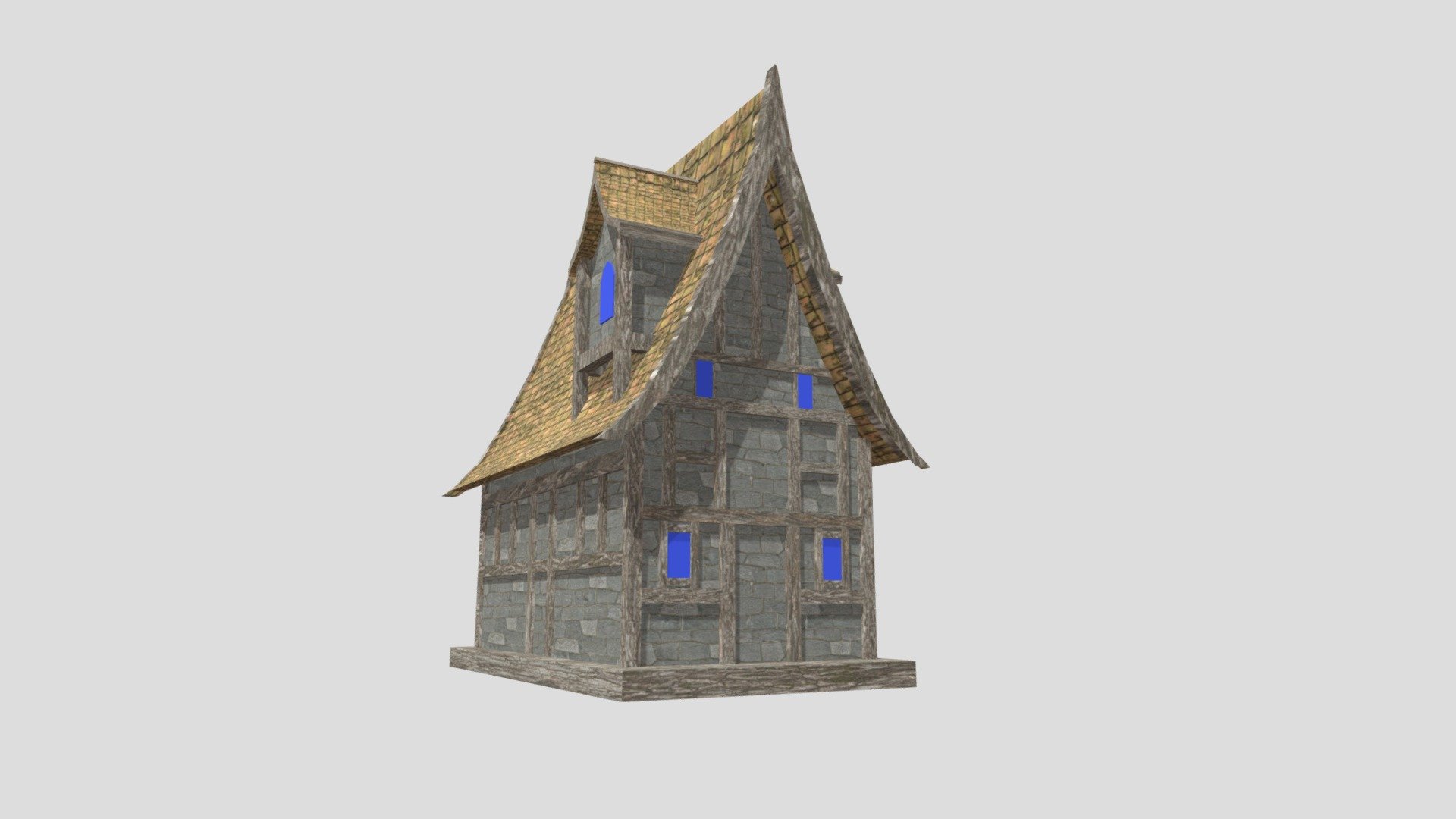 Medieval house - Download Free 3D model by ItsGamertor [6176eab ...