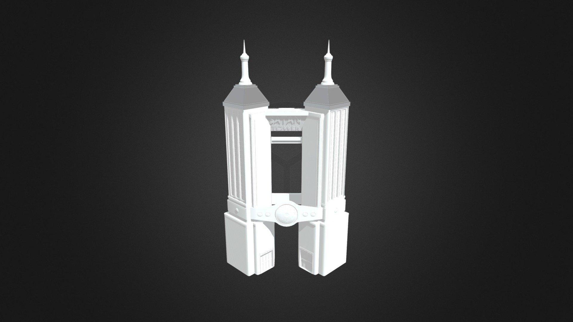 DBZ World - Satan Tower - 3D model by guideraph [6177e5d] - Sketchfab