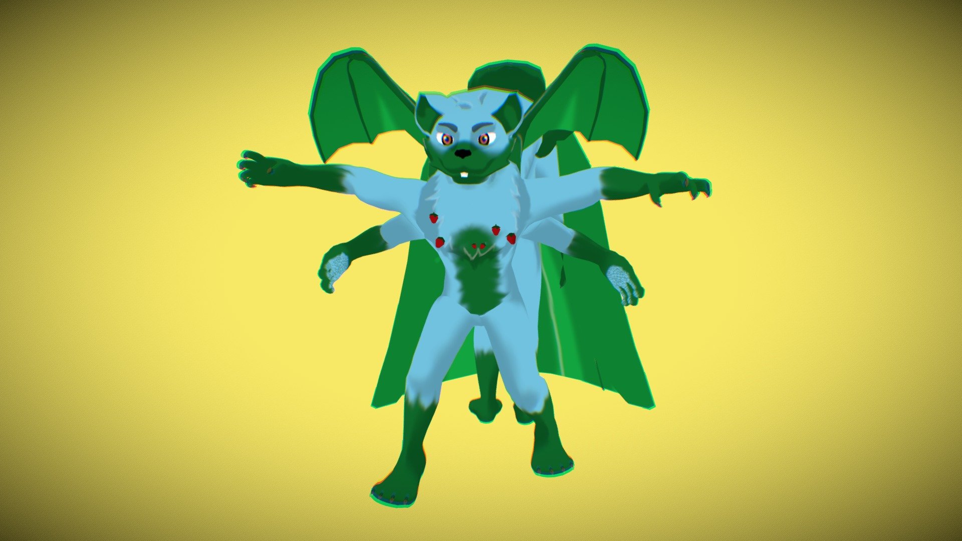 Wildefit 4 arms avatar Commission - 3D model by rockmon [61781ec ...