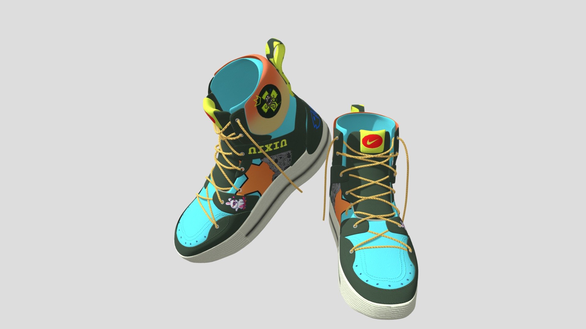 Stylized Sneaker Shoes - Buy Royalty Free 3D model by virtualizetech ...