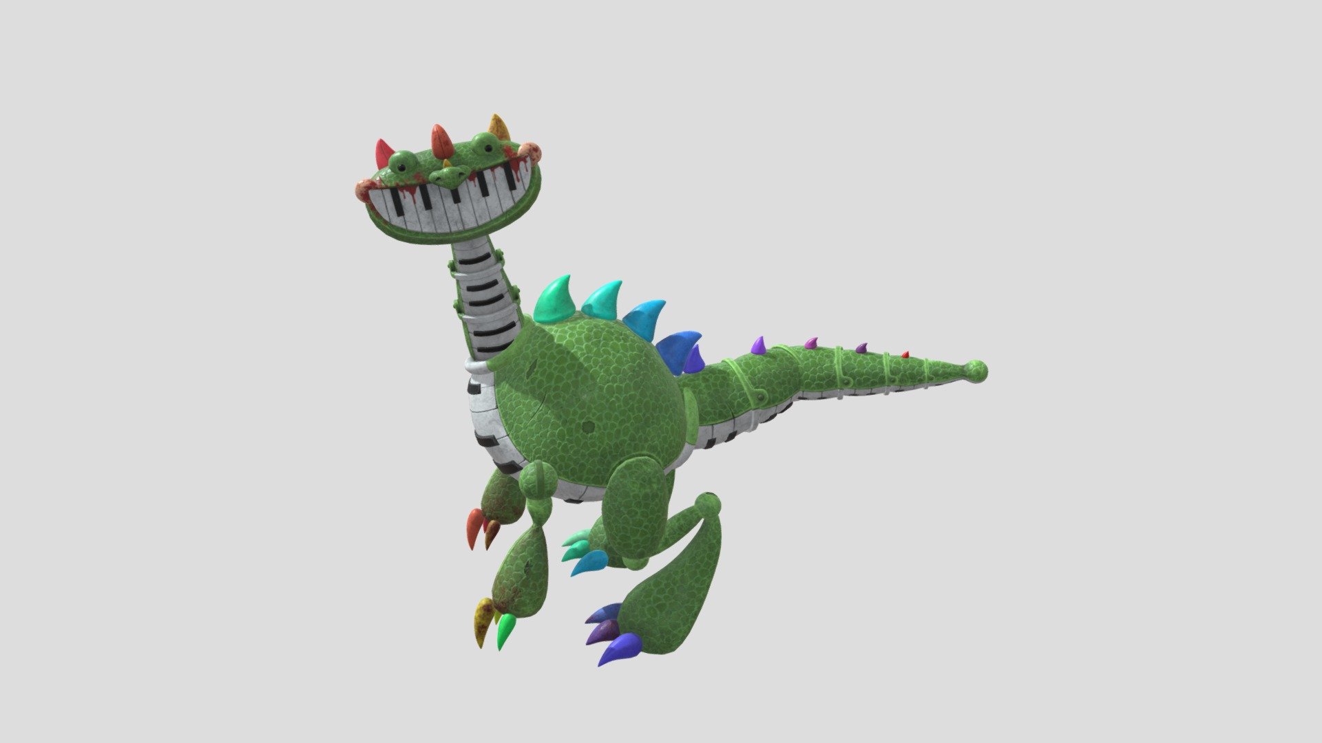 Pianosaurus Pose Poppy Playtime - Download Free 3D model by leodipiazza ...