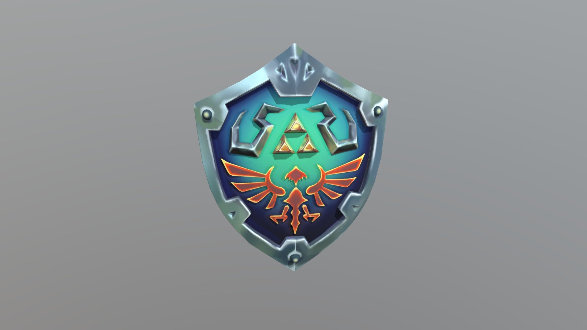 Shield Painting Assignment - 3D model by Catthemightylord [617afaf ...