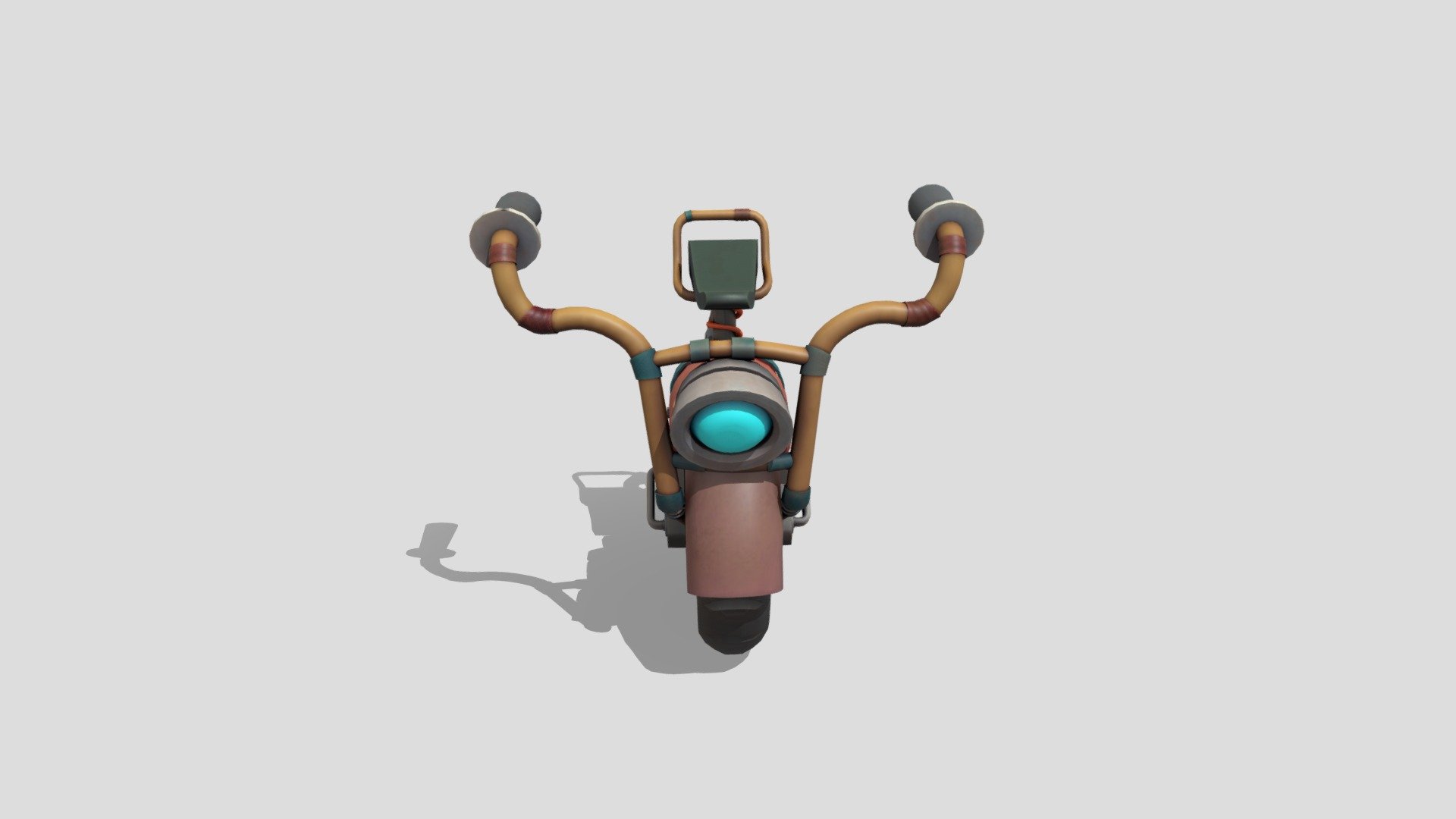 Stylized_motorcycle - 3D model by Falcon3DStudios [617b9ce] - Sketchfab