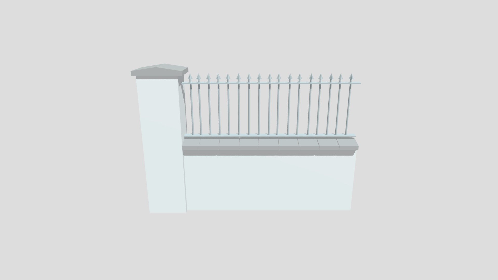 Set of fence models - Download Free 3D model by Birdy.82 [617b9e6 ...