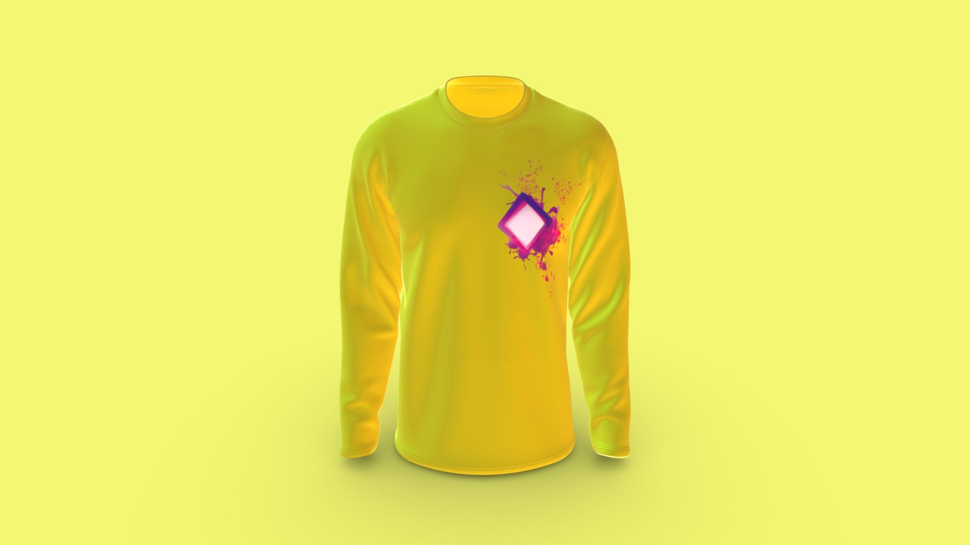 Long T-Shirt - Buy Royalty Free 3D model by Apparel-Fashion [617e291 ...
