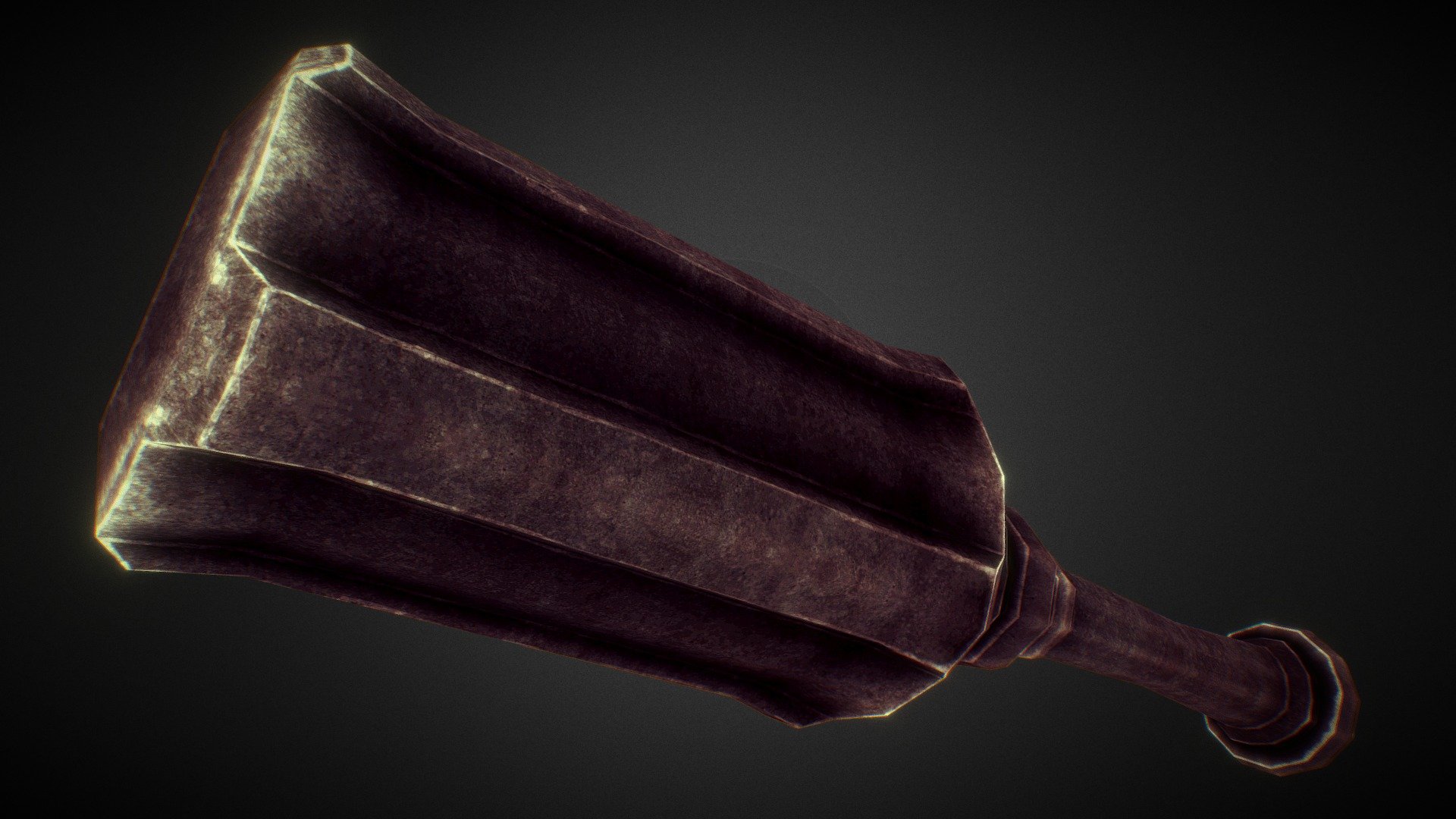 [W014] Short Mace - Download Free 3D model by PriceMore [617e447 ...