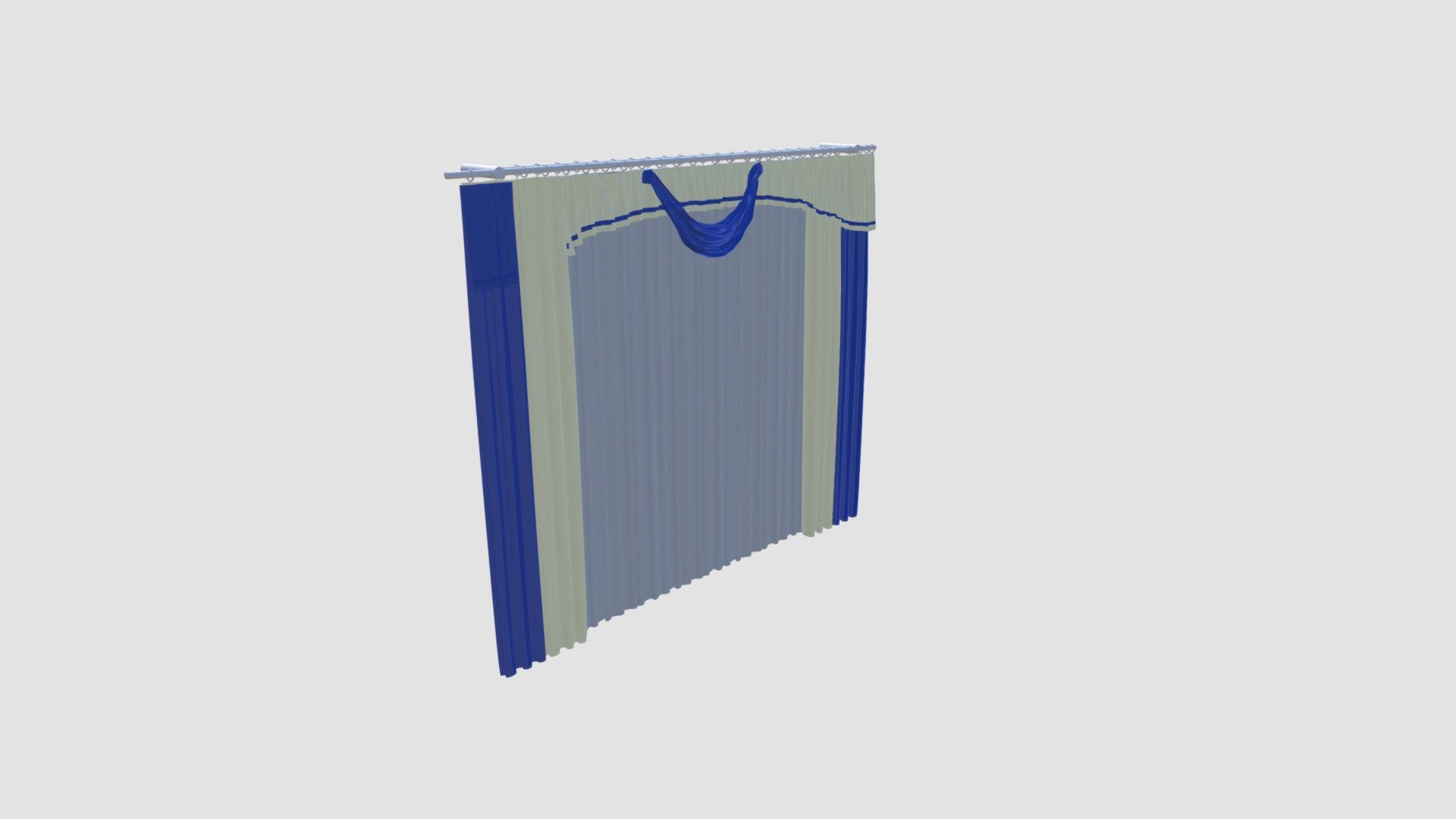 curtain - Buy Royalty Free 3D model by Evermotion [617e7b1] - Sketchfab ...