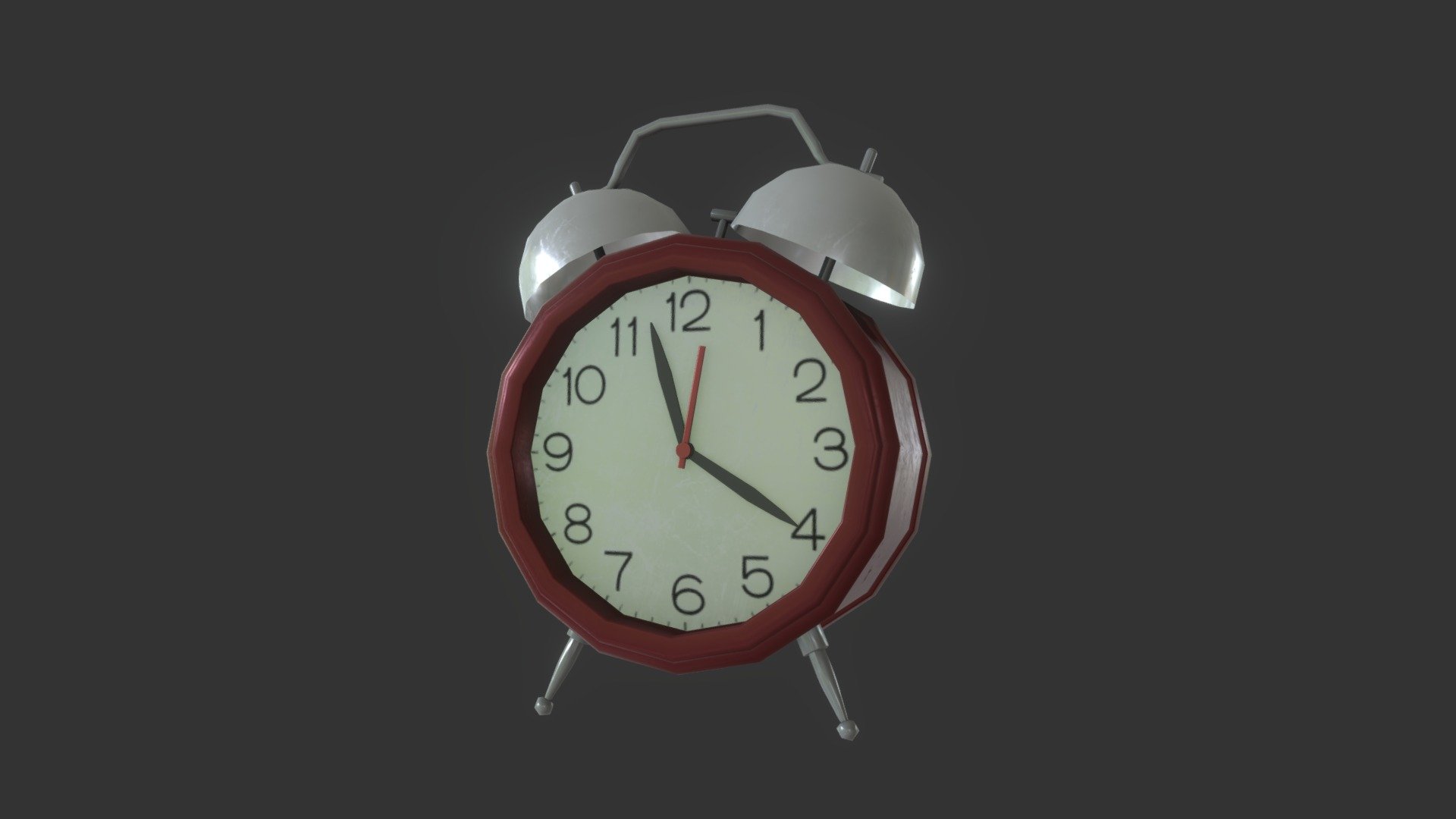 Simple Clock - Download Free 3D model by Blender3D [617edd9] - Sketchfab