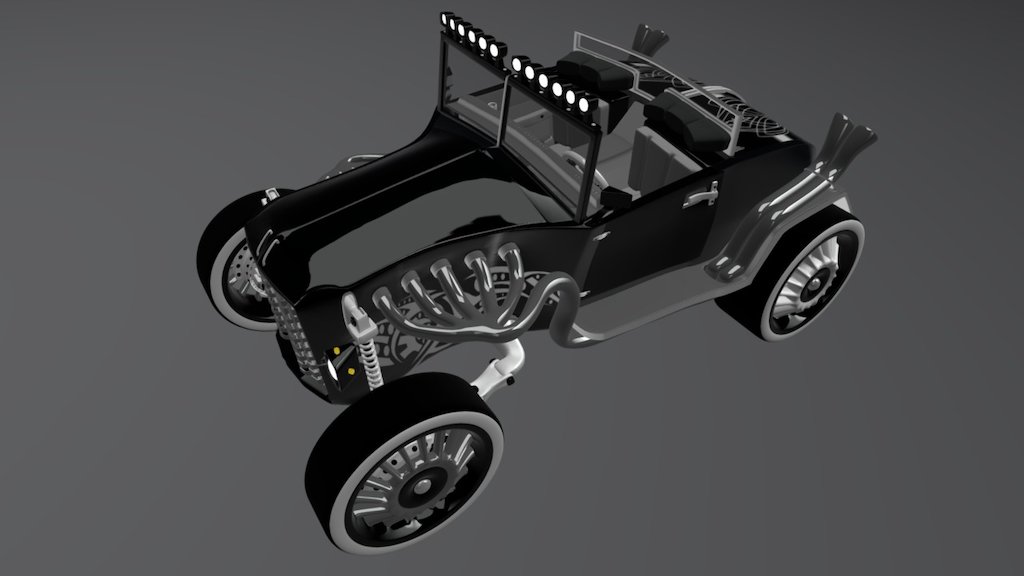 Hot Rod 304 - 3D model by Alex (@333vasic) [617ee2d] - Sketchfab