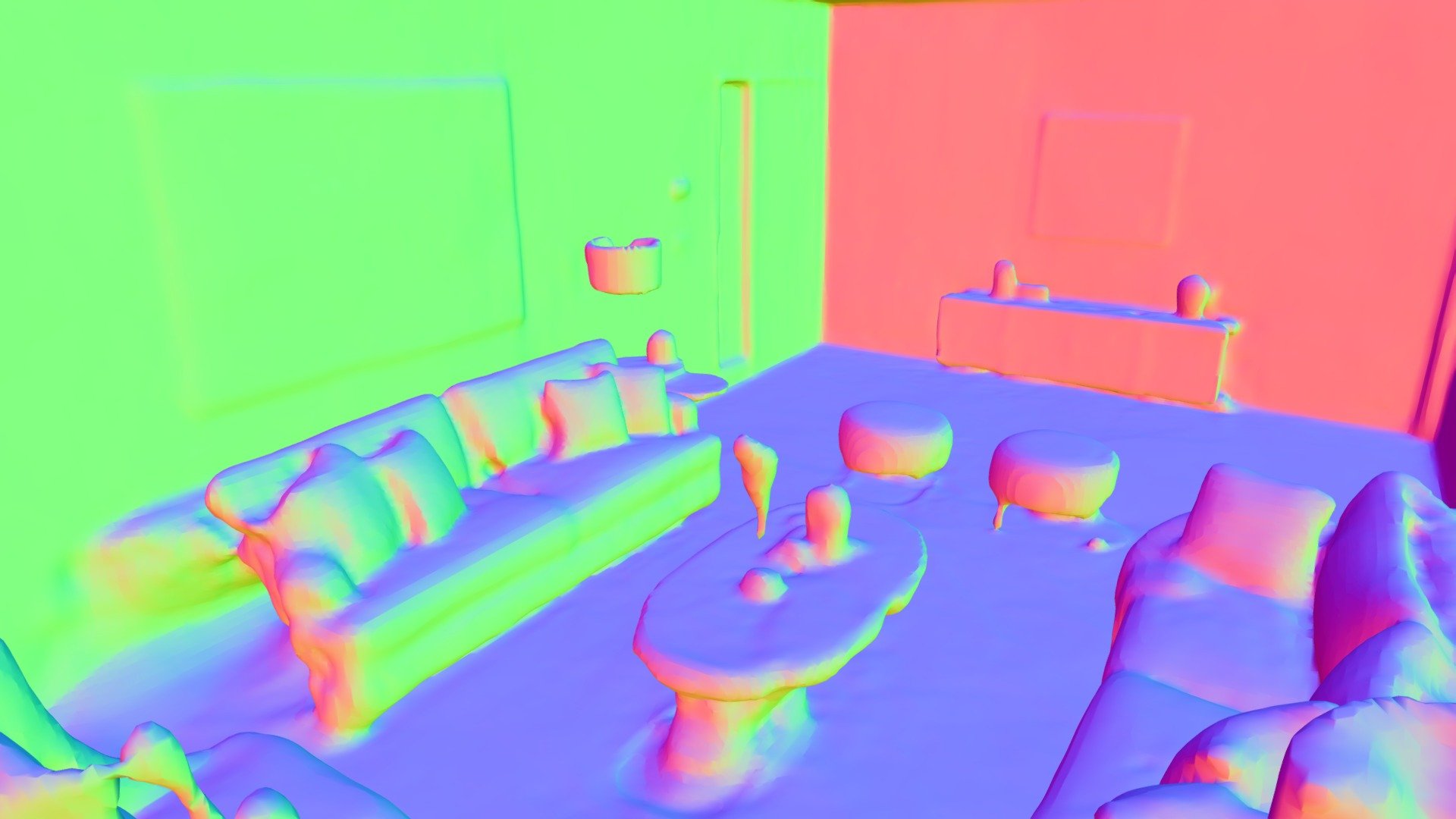 replica_room0 - 3D model by Zihan Zhu (@zhuzihan2000) [617f4a9] - Sketchfab
