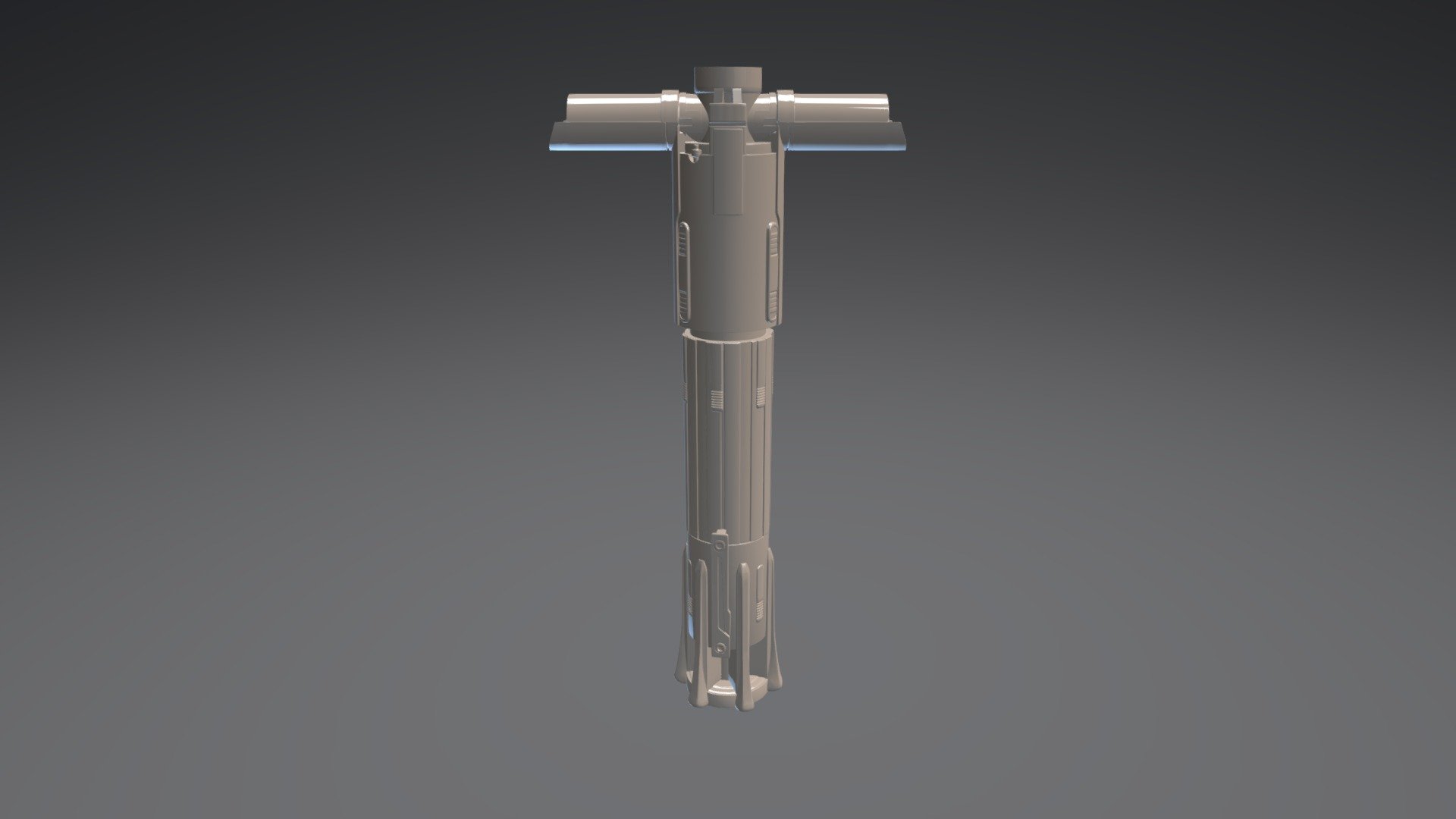 Kylo Ren's Lightsaber Hilt - Download Free 3D model by cyril-levallois ...