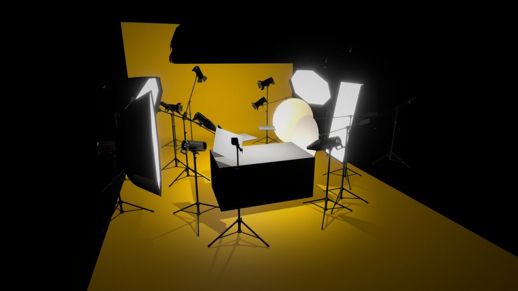 Photo Studio Demo - Download Free 3D model by vladtsm [618025d] - Sketchfab