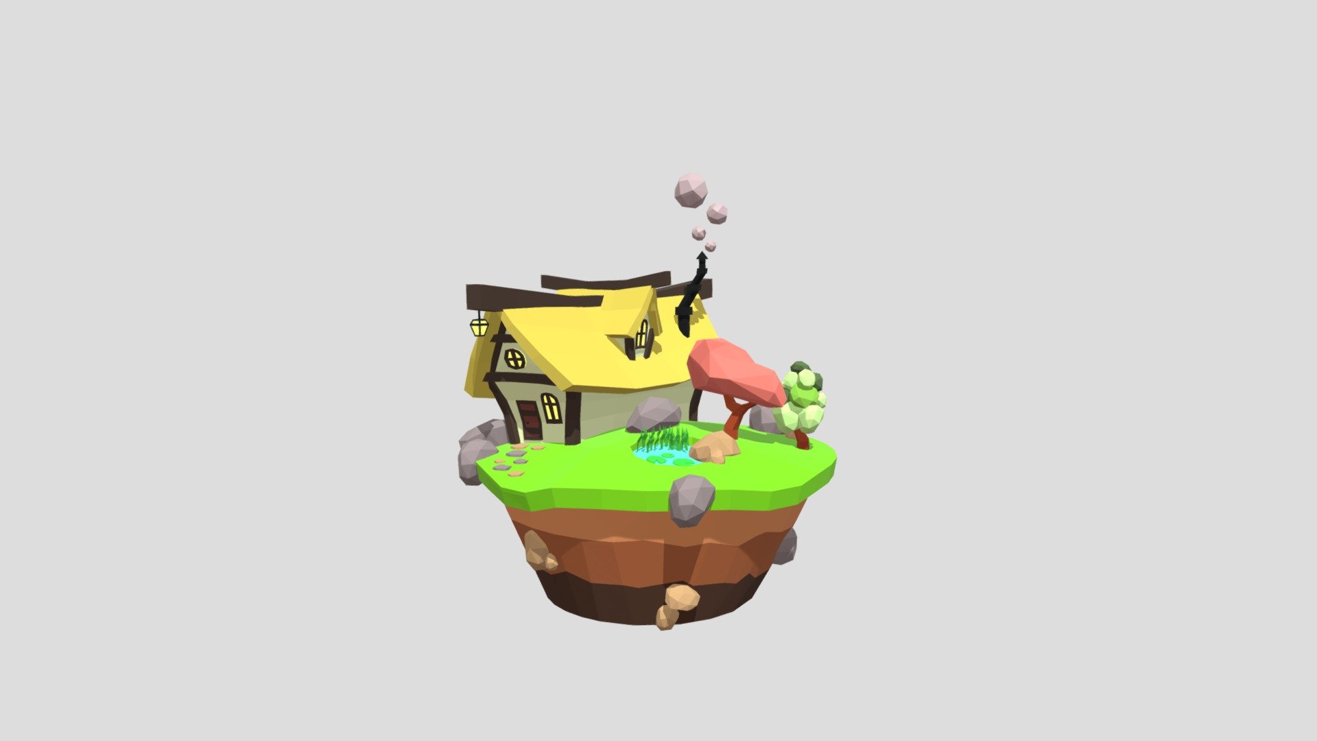House Low-Poly - 3D model by Aneesh Babu (@aneeshbabu2106) [618077c ...