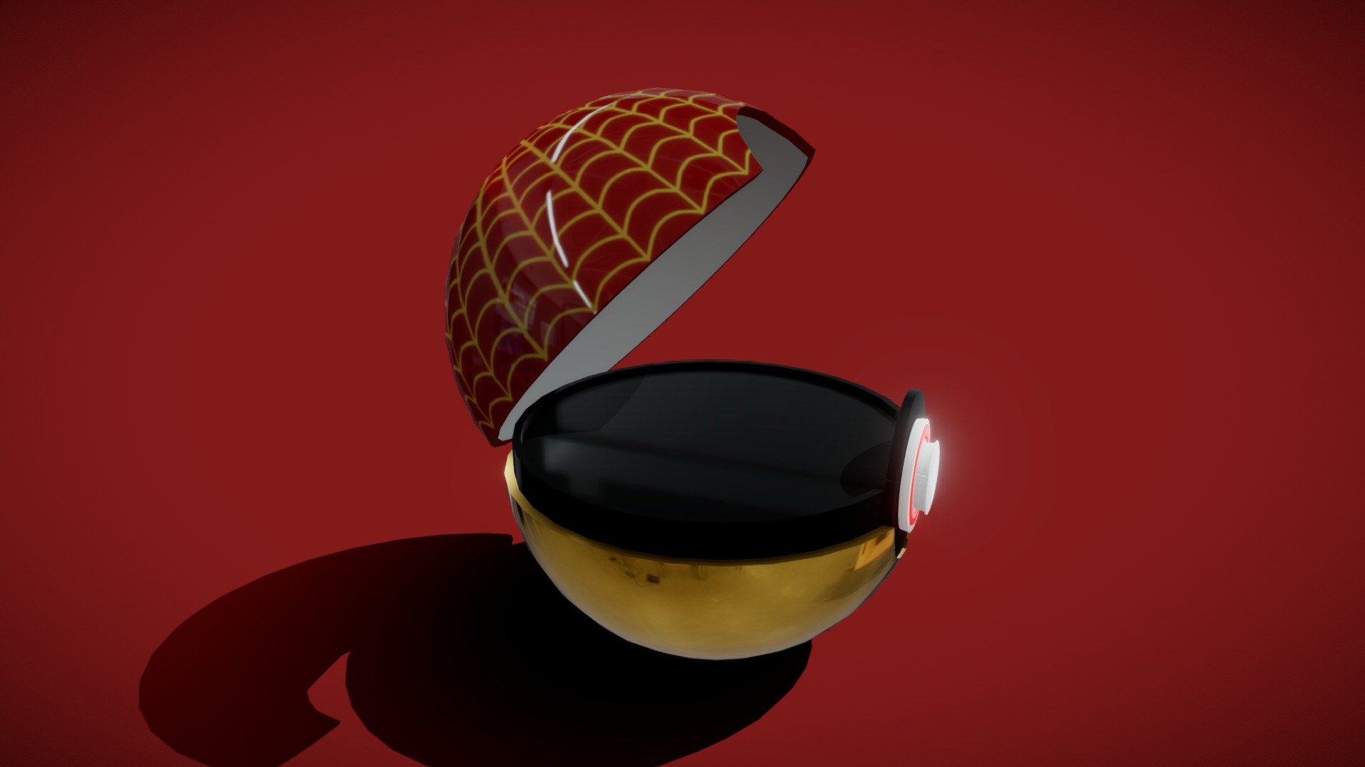 Spider Poke Ball - Download Free 3D model by Dylan (@DylanSpin ...