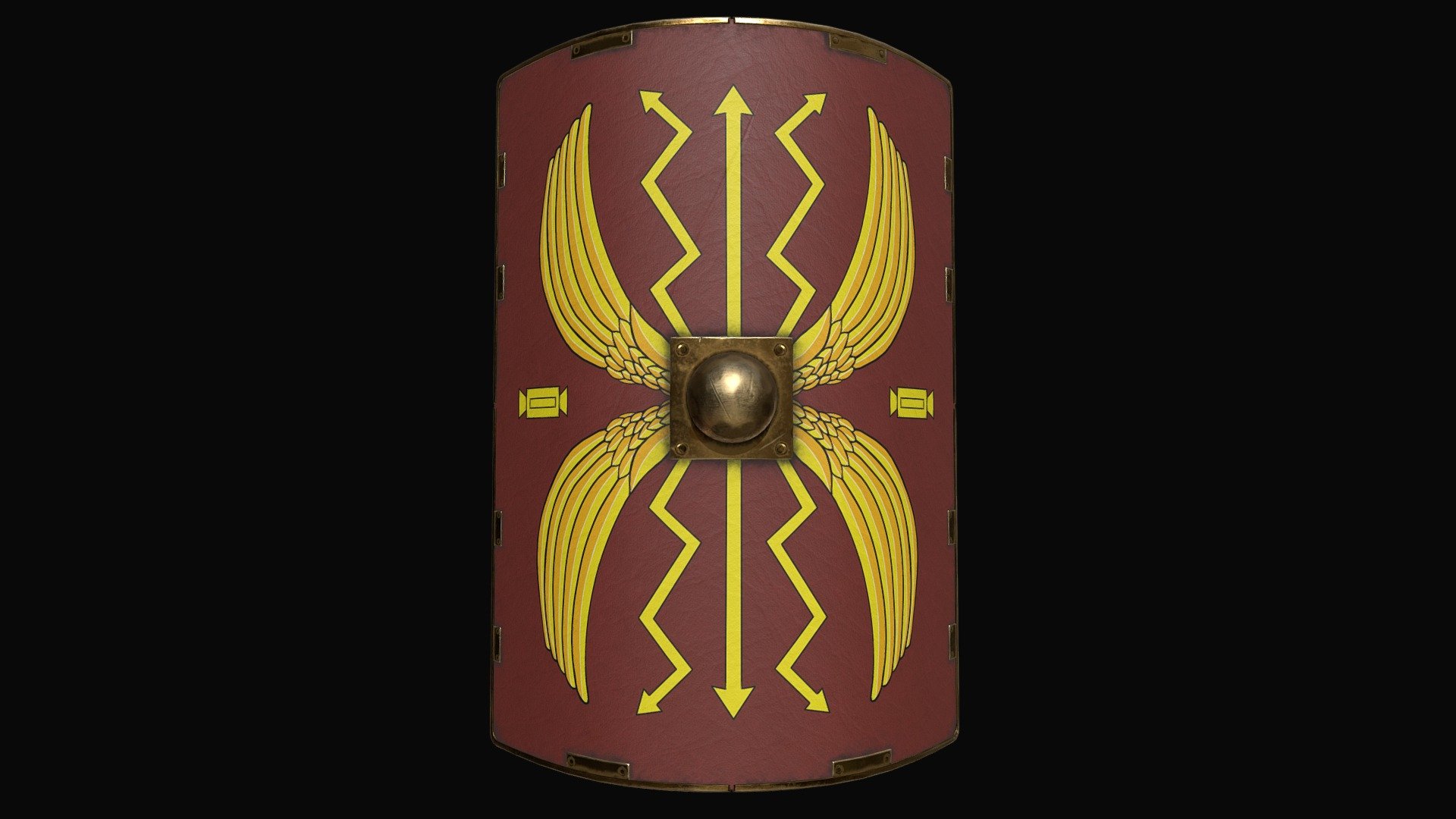 Roman Shield - Buy Royalty Free 3D model by vicpirona [6182120 ...