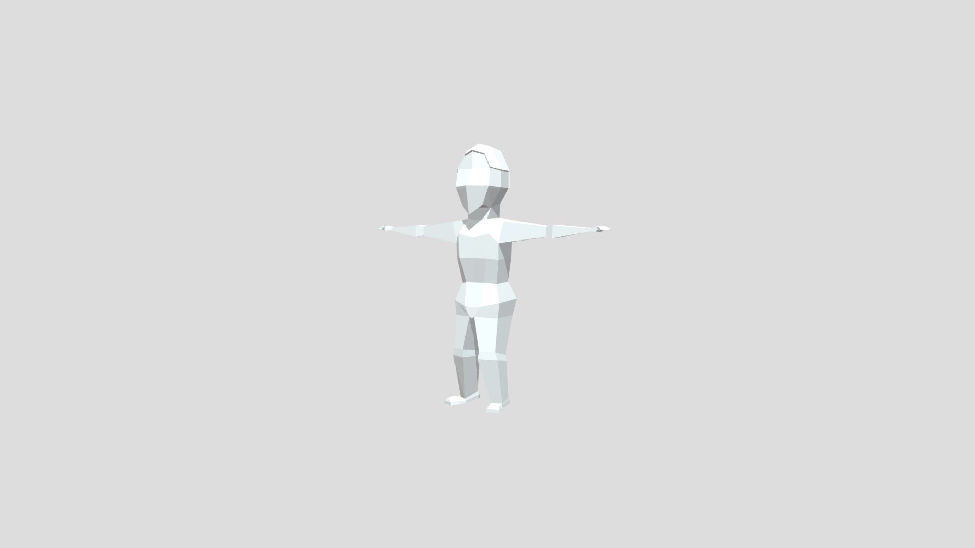 Low Poly Model no rigged no textured - Download Free 3D model by ...