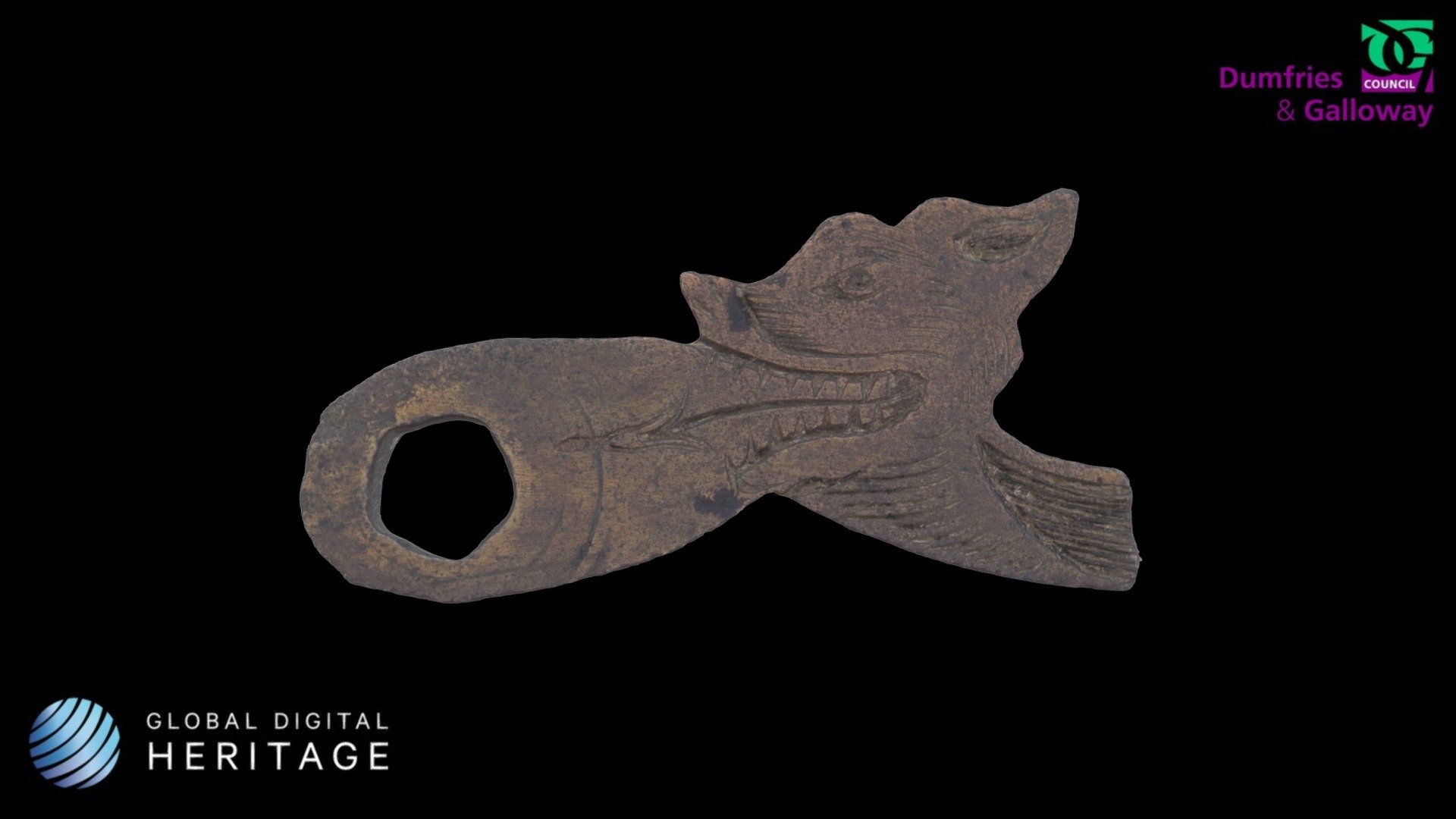 Decorative Metal Fragment - Stranraer Museum - Download Free 3D model ...