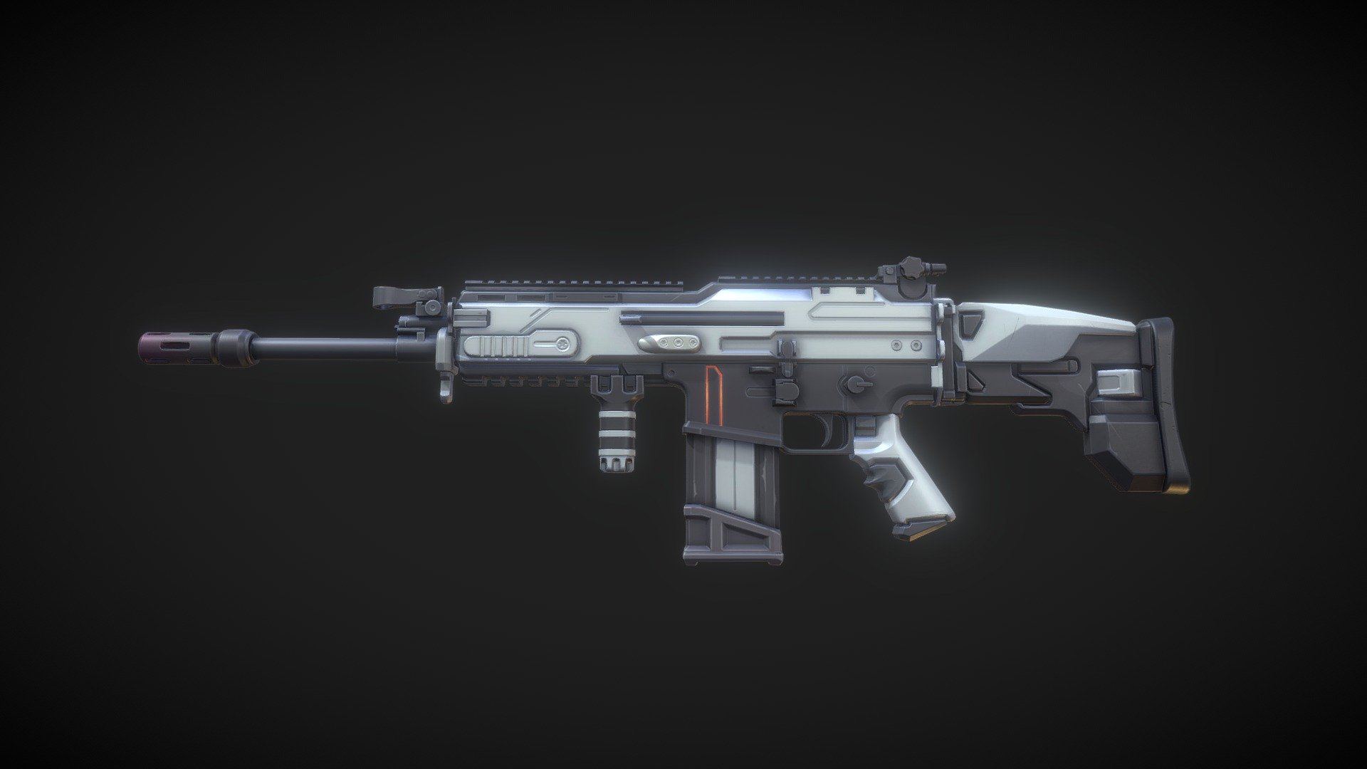 Gas Operated Rifle #1 - Buy Royalty Free 3D model by Luke Huie (@luke ...