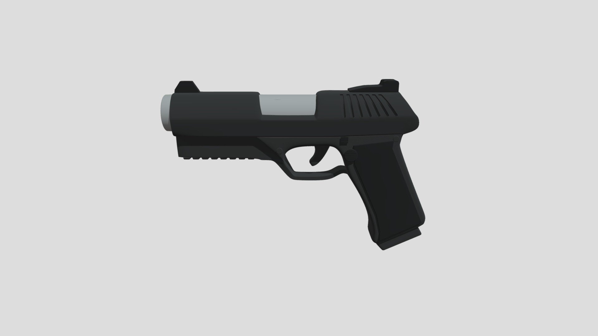 Pistol - Download Free 3D model by WolframiumGames (@Mega_Gromblxalo ...