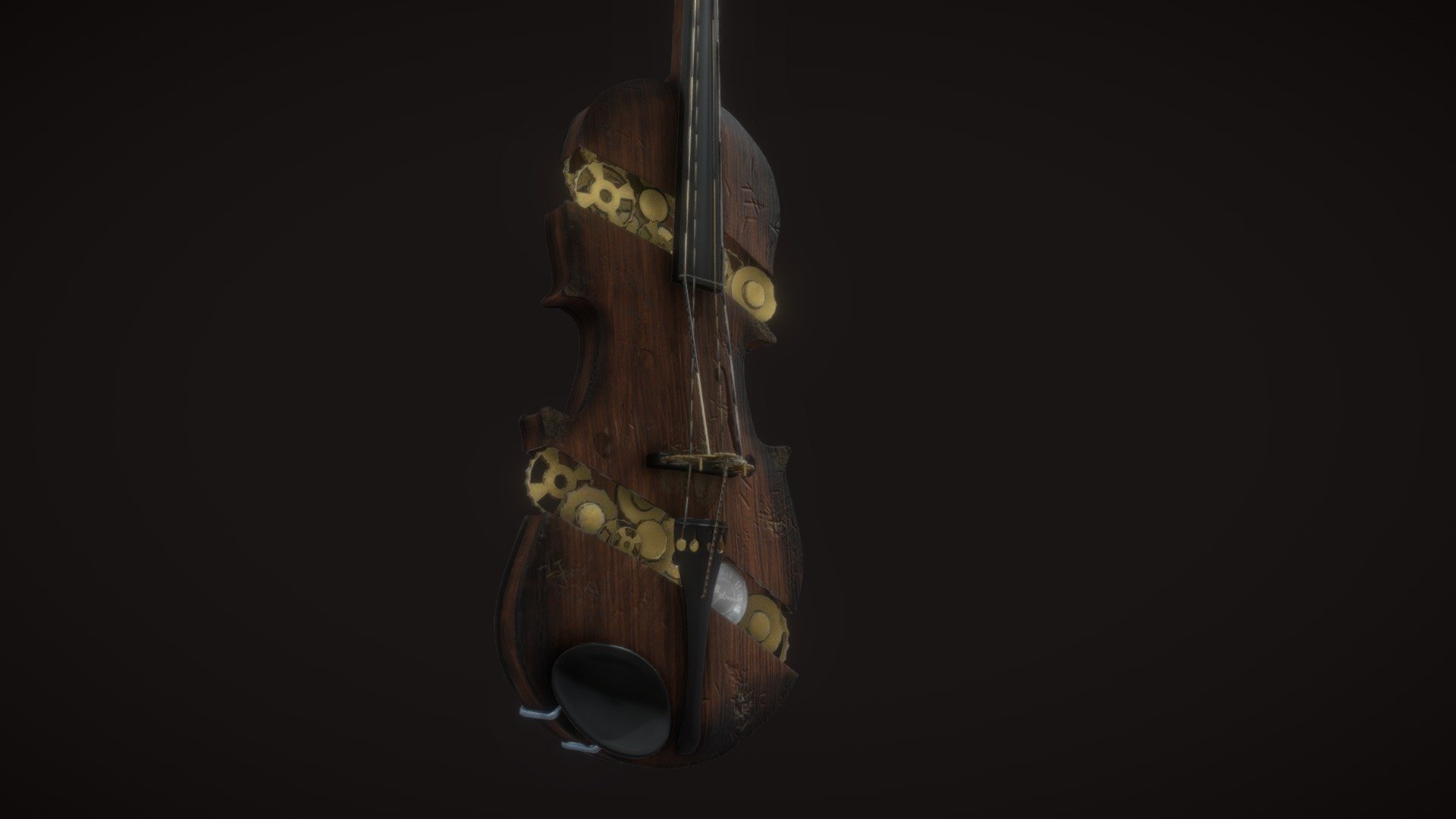 Violin - 3D model by Qing_Yunci [618b55b] - Sketchfab