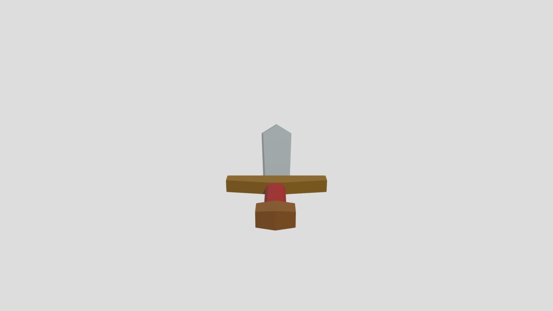 Low-poly Sword - 3D model by cashewChicken [618c7f2] - Sketchfab