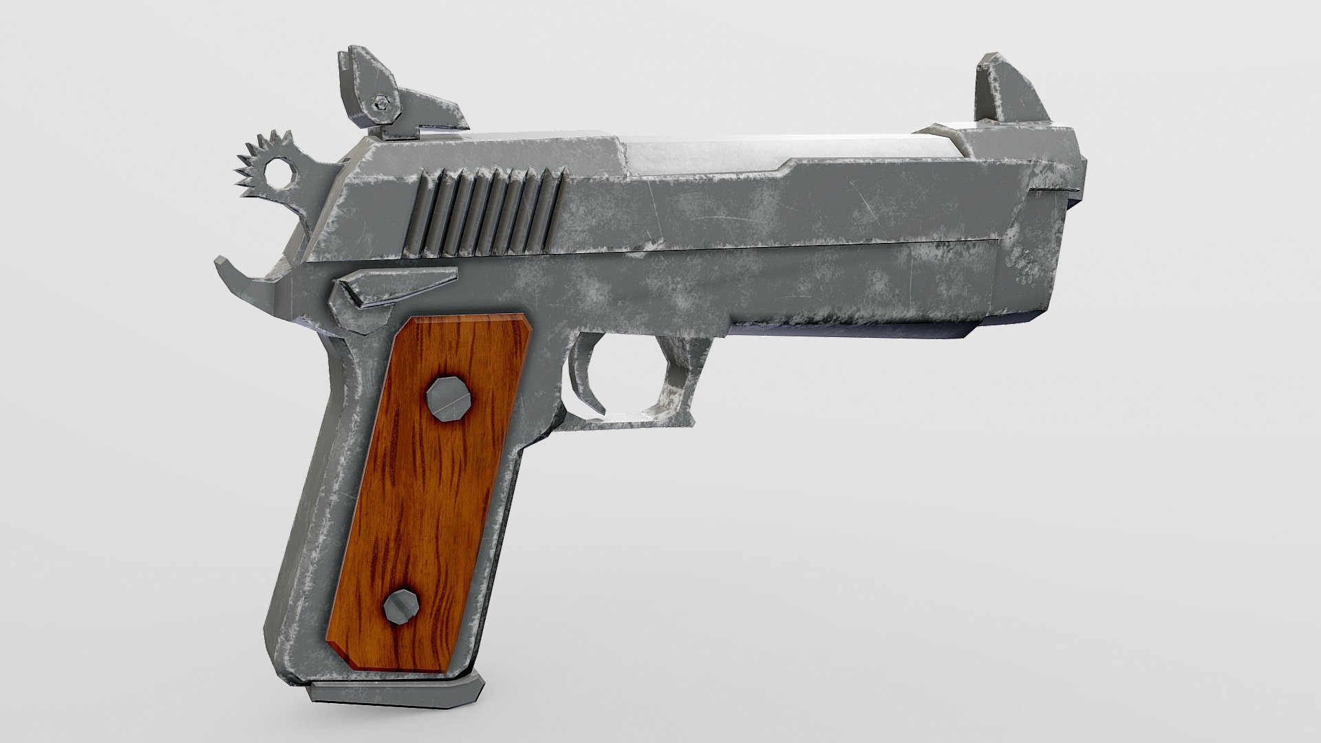 Pistol - Buy Royalty Free 3D model by Drakery [618cc2a] - Sketchfab Store