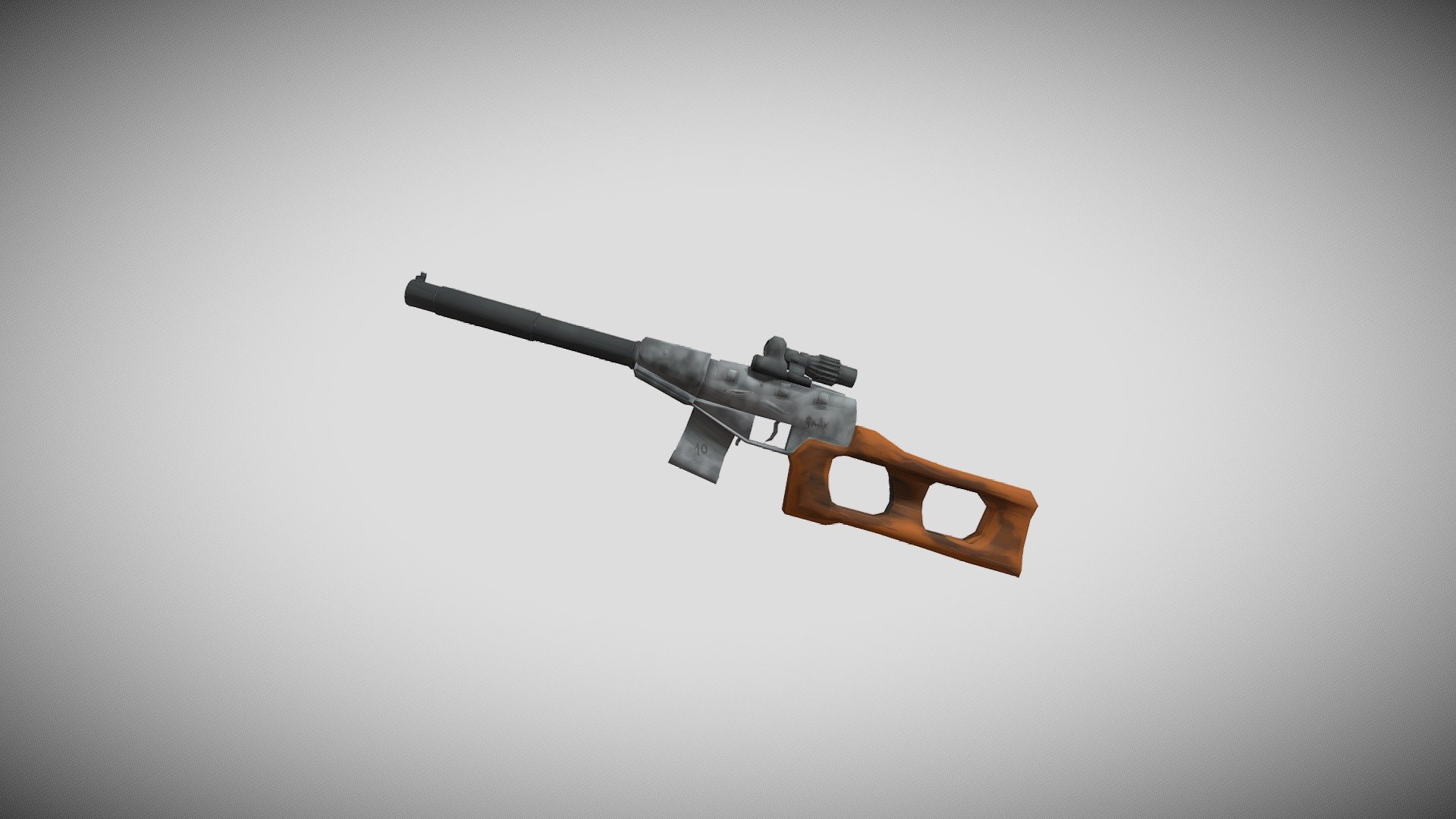 Sniper Rifle - 3D model by IXayra [618cfff] - Sketchfab