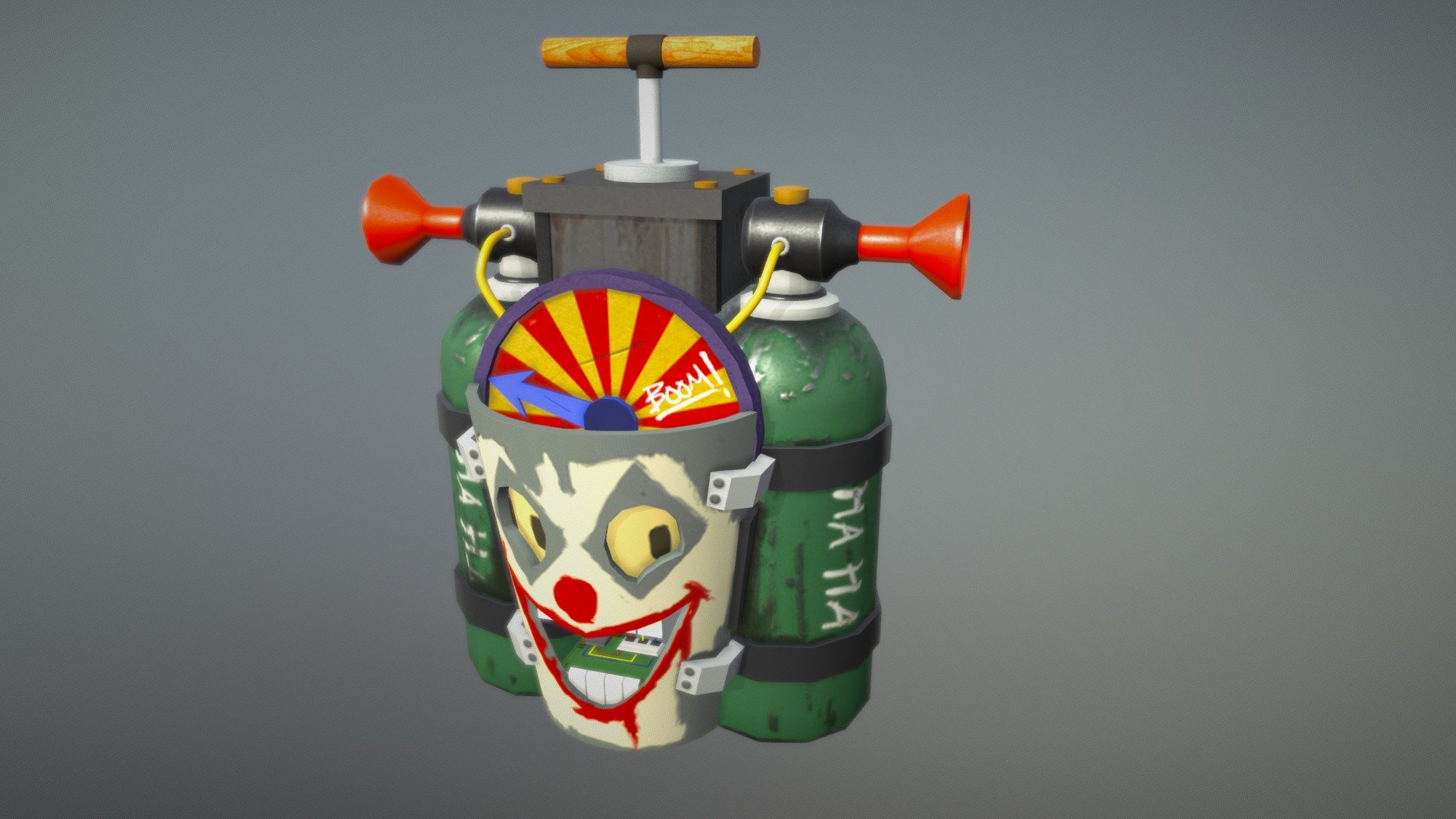 Joker's Gas Bomb (Concept By Gray Rogers) - Buy Royalty Free 3D model ...