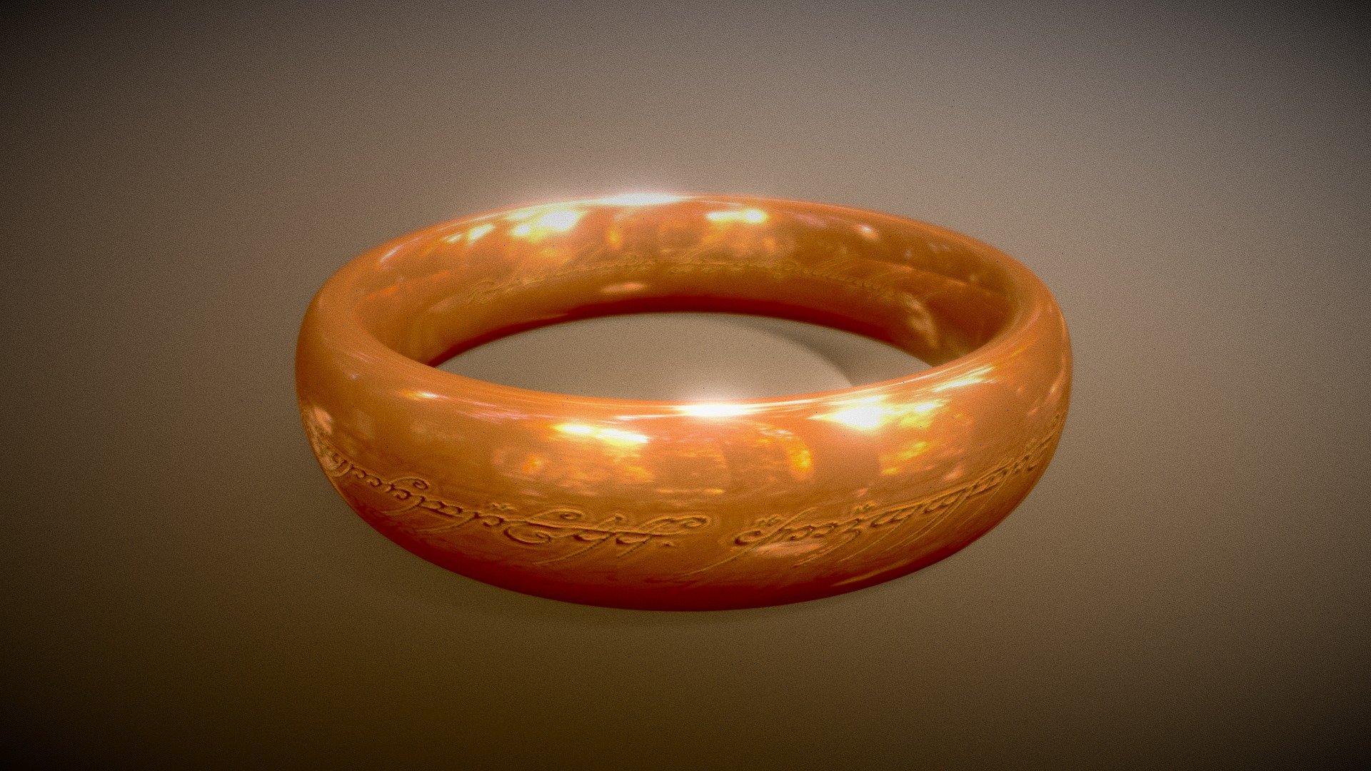 Lord Of The Rings - The One Ring - Download Free 3D model by Stridity ...